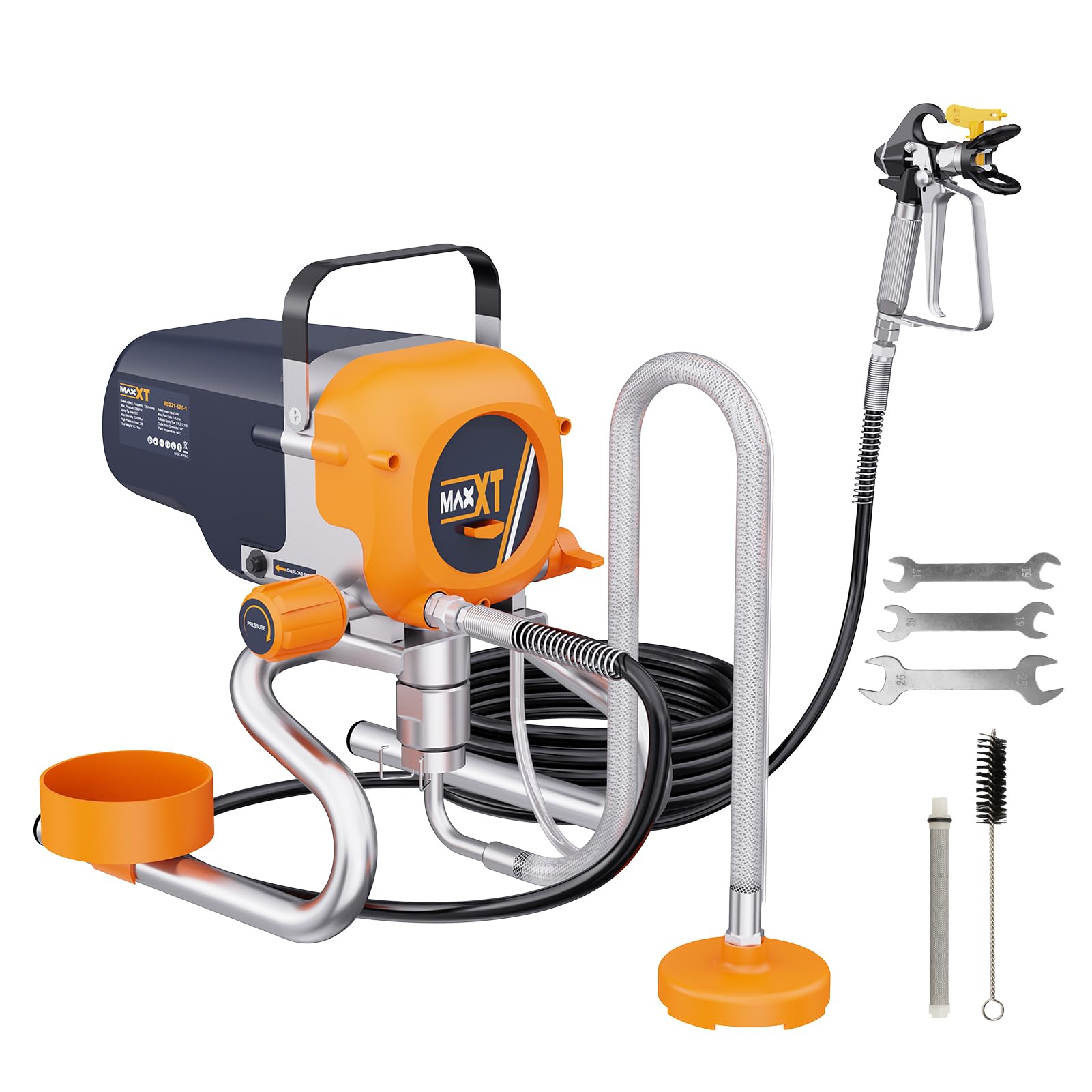 MAXXT Airless Paint Sprayers | 1200W Motorized Paint Sprayer with stand ...