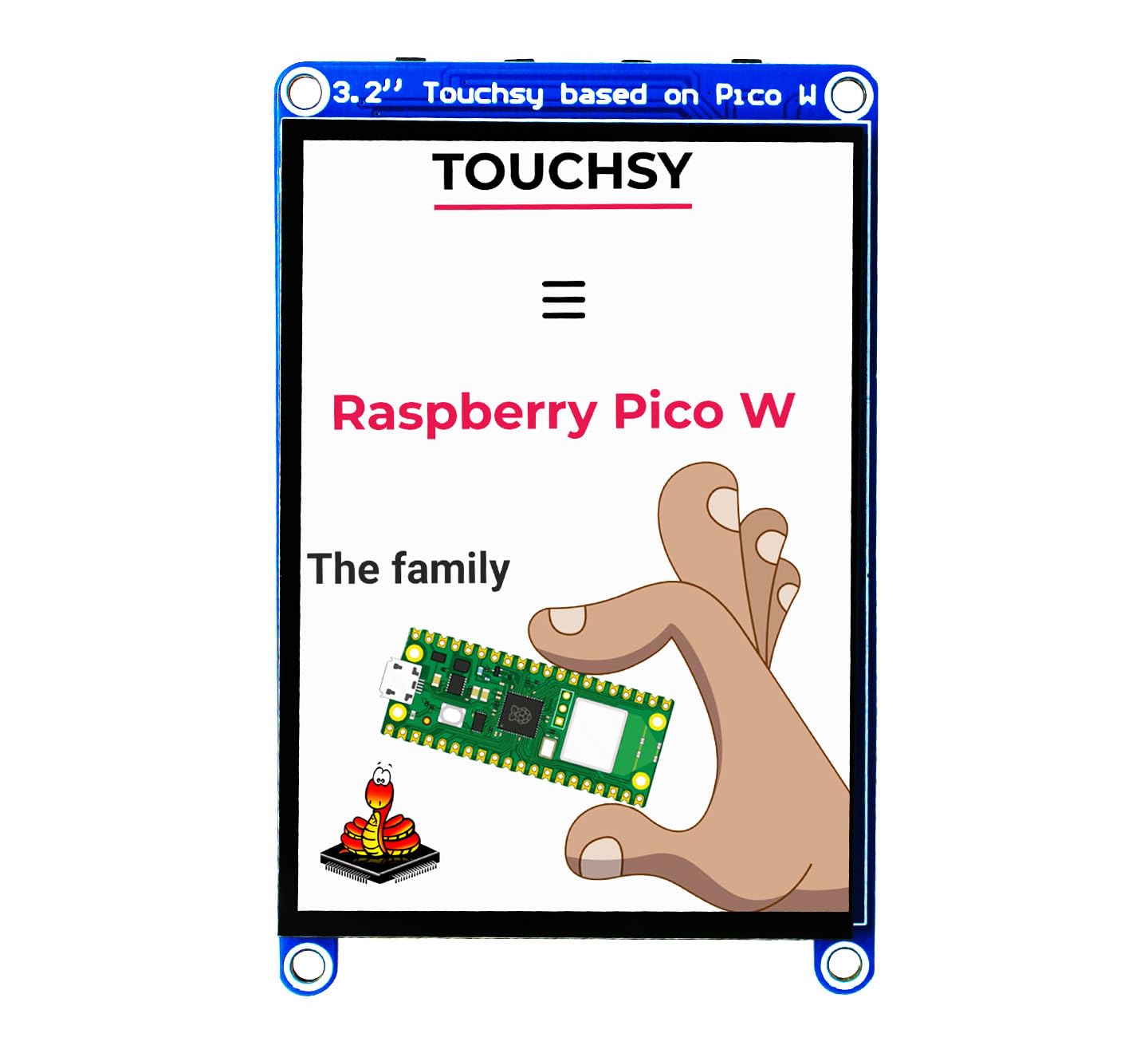 Touchsy 3.2inch LCD Display board for Raspberry Pi Pico W for all ...