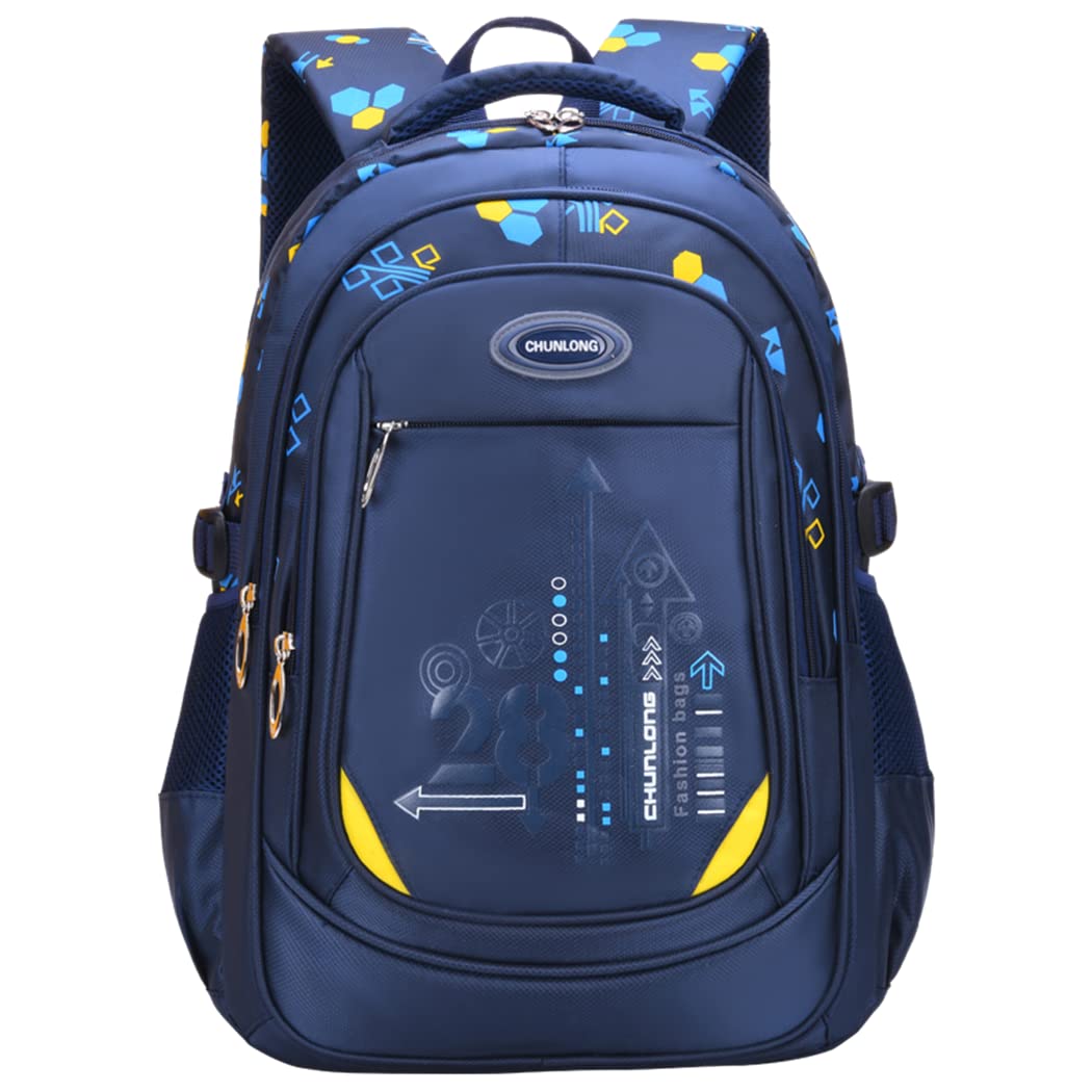 Geometric-Print Backpacks for Teen Boys School, Bookbags for Boys ...