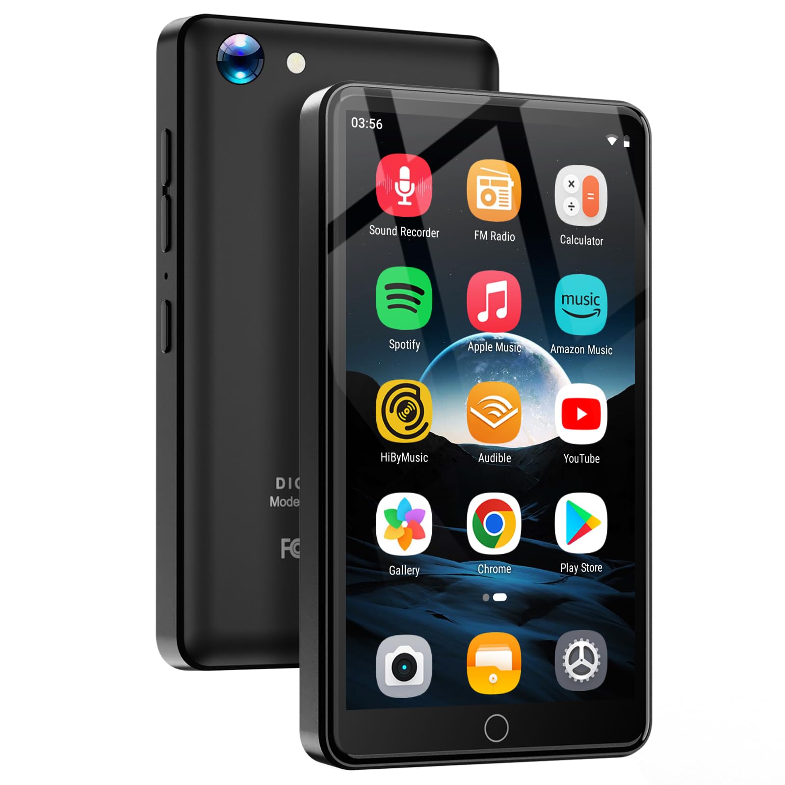 80GB MP3 Player with WiFi and Bluetooth, 4.02" Android MP4 Player with ...