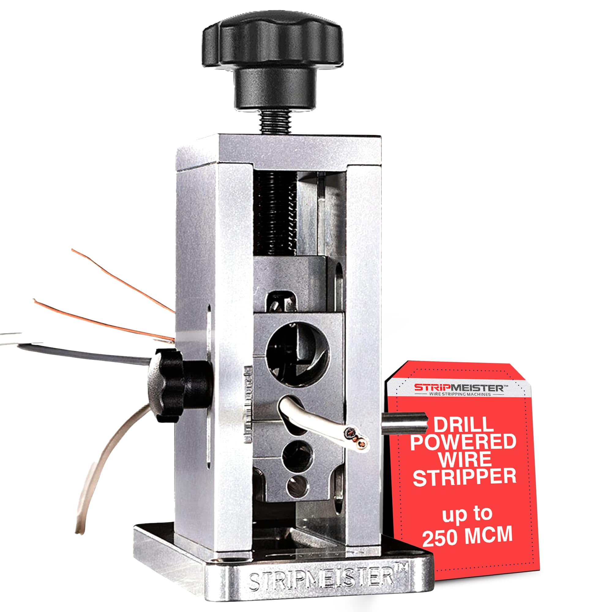StripMeister Original Drill-Powered Wire Stripper Machine - Manual Wire ...