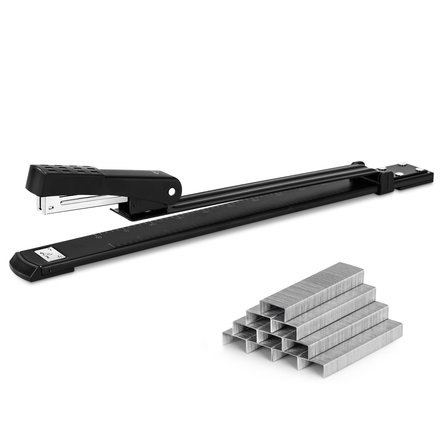 Long Arm Stapler, 25 Sheet Capacity, Long Staplers for Booklet or Book ...