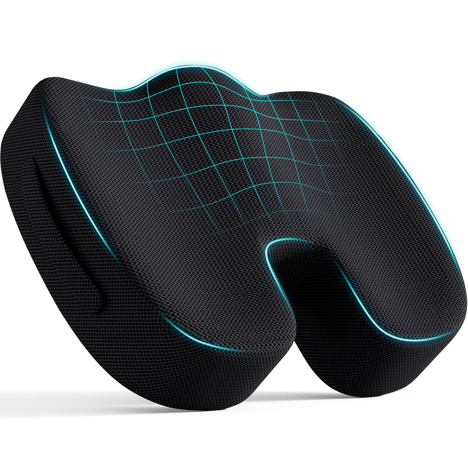 QUTOOL®Seat Cushion Pillow - Memory Foam Office Chair Cushion - Seat ...