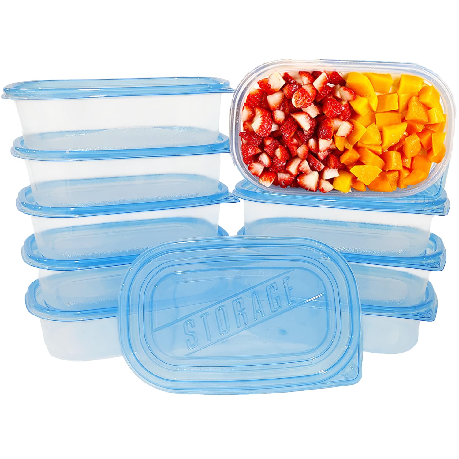 [10 Pack]Food Storage Containers, Fridge Storage Containers, Plastic ...