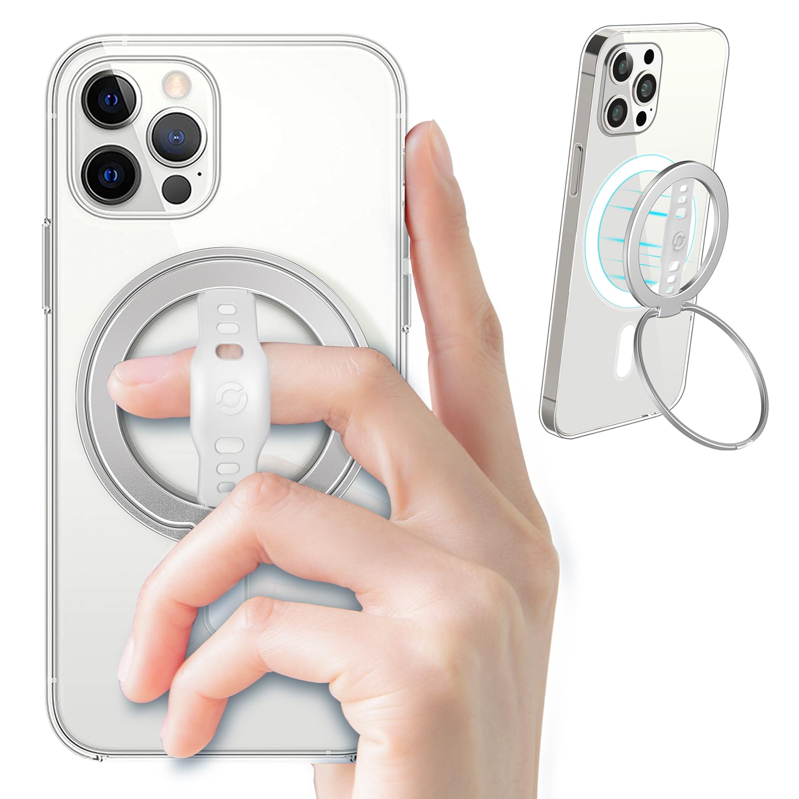 EWA The New MagOne (Upgrade) Compatible with MagSafe Phone Grip Stand ...