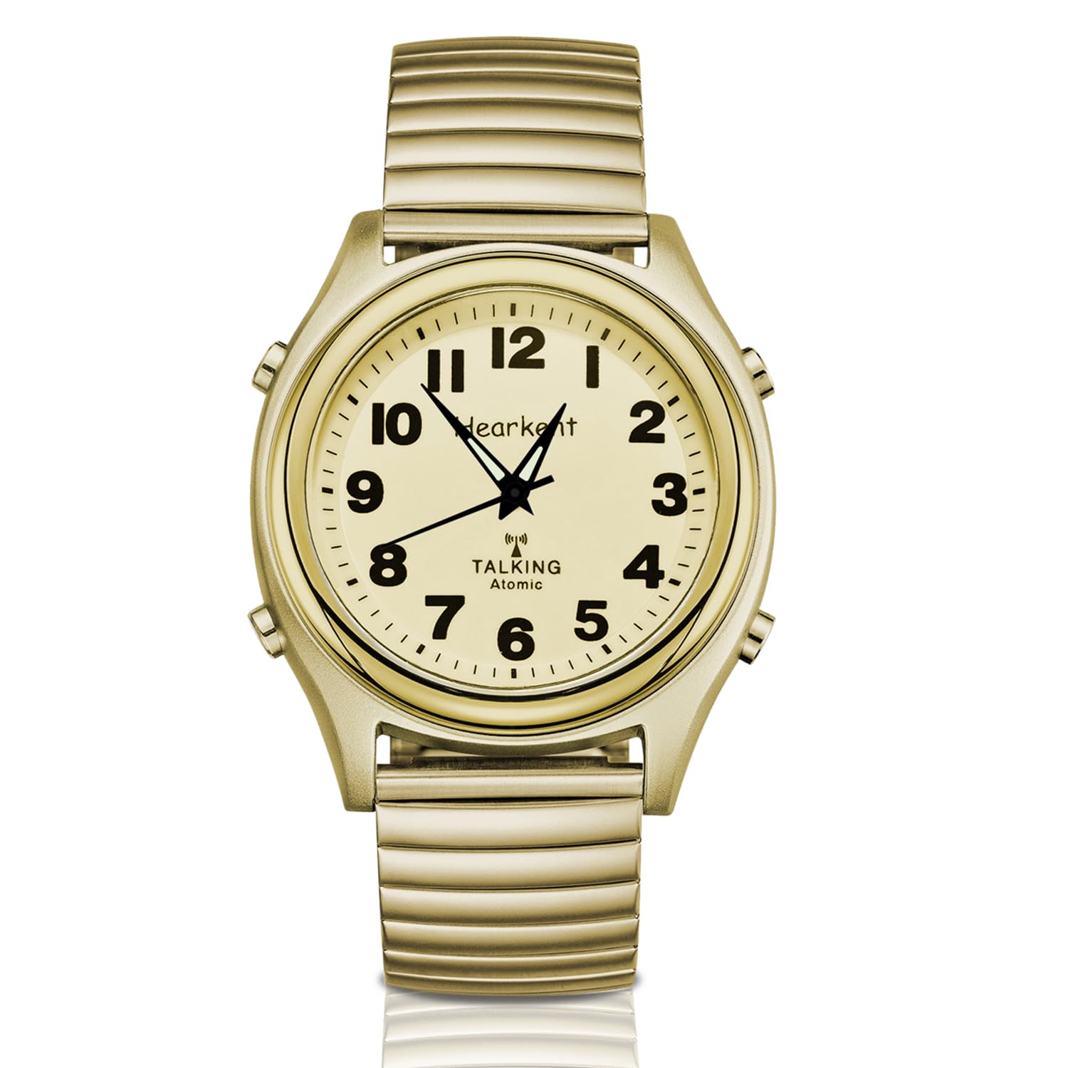 Hearkent Radio Controlled Talking Watch with Stainless Steel Expanding ...
