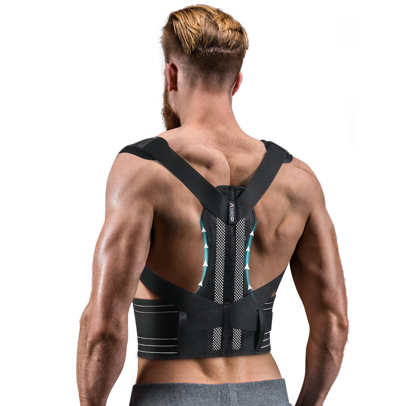 Aollop Posture Corrector Women and Men Spine Back Support Adjustable ...