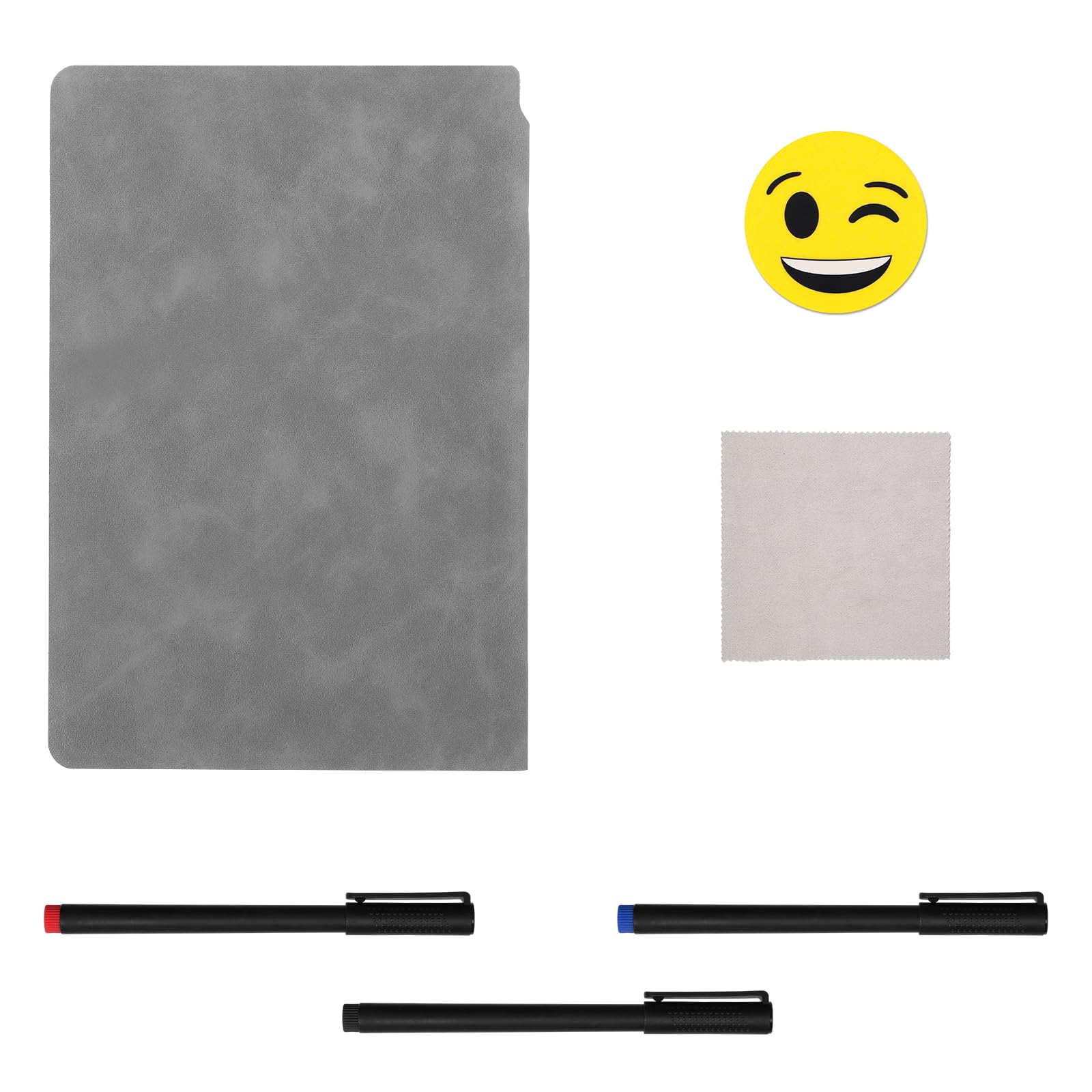 Portable A5 Dry Erase Notebook, 9.4x6.5 Inch Reusable Dry Erase ...
