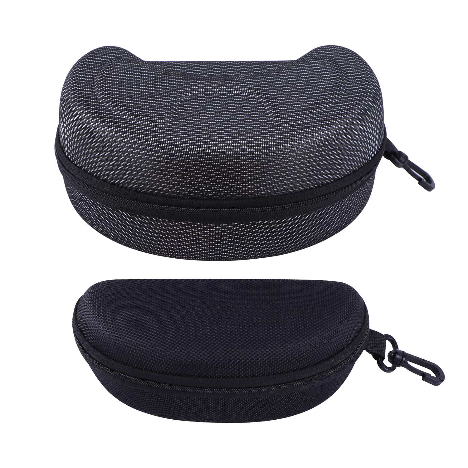 WISEPRO 2 Pcs Portable Hard Shell Glasses Case, Ski Goggles Case Set ...