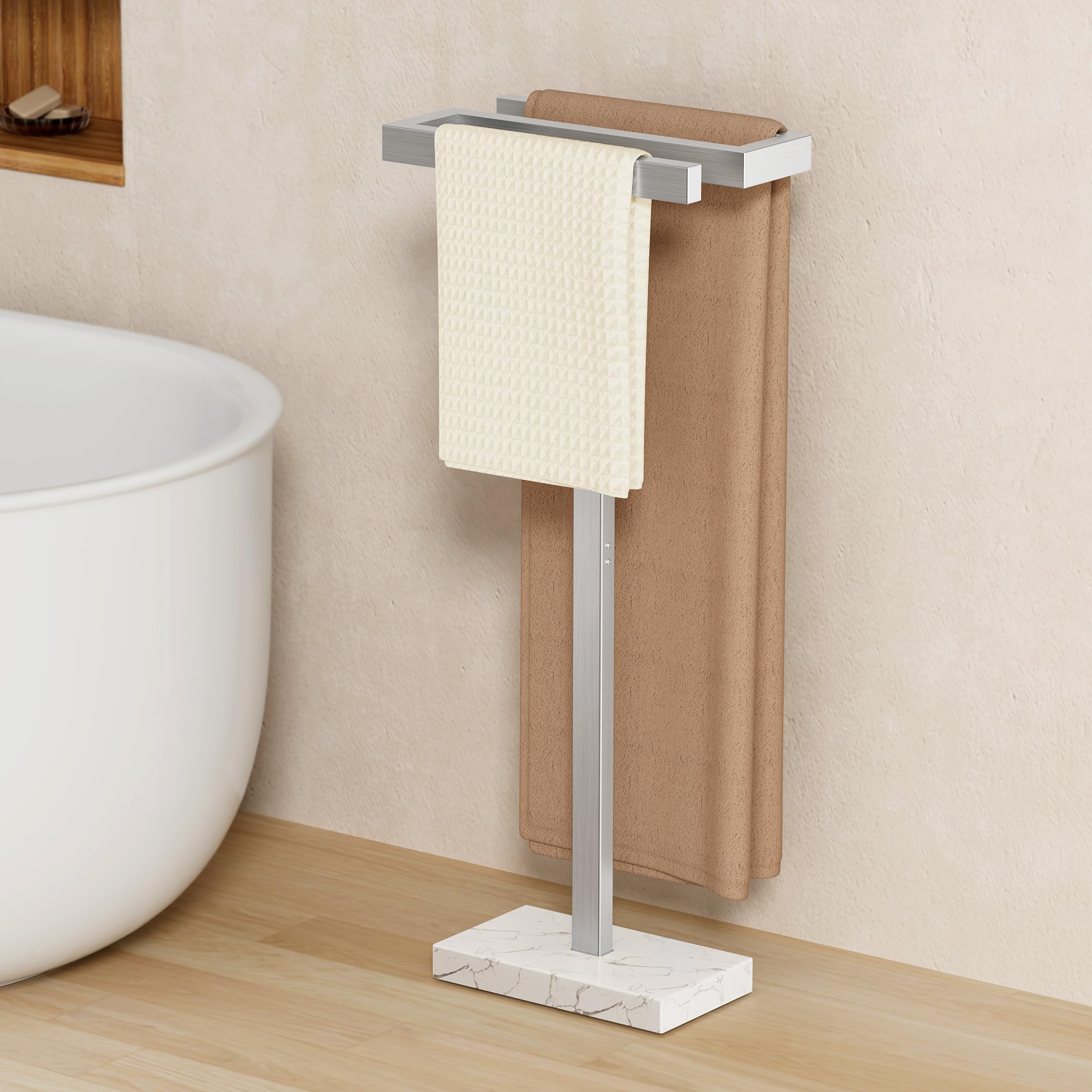 KES Free Standing Towel Rail for Bathroom, Towel Stand for bathroom ...