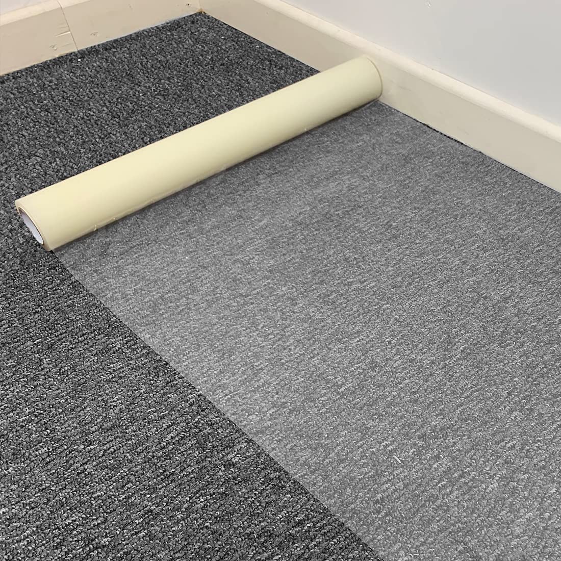 Besto Plastic Carpet Protector Roll of 25m X 60cm - 60 Micron Dust ...