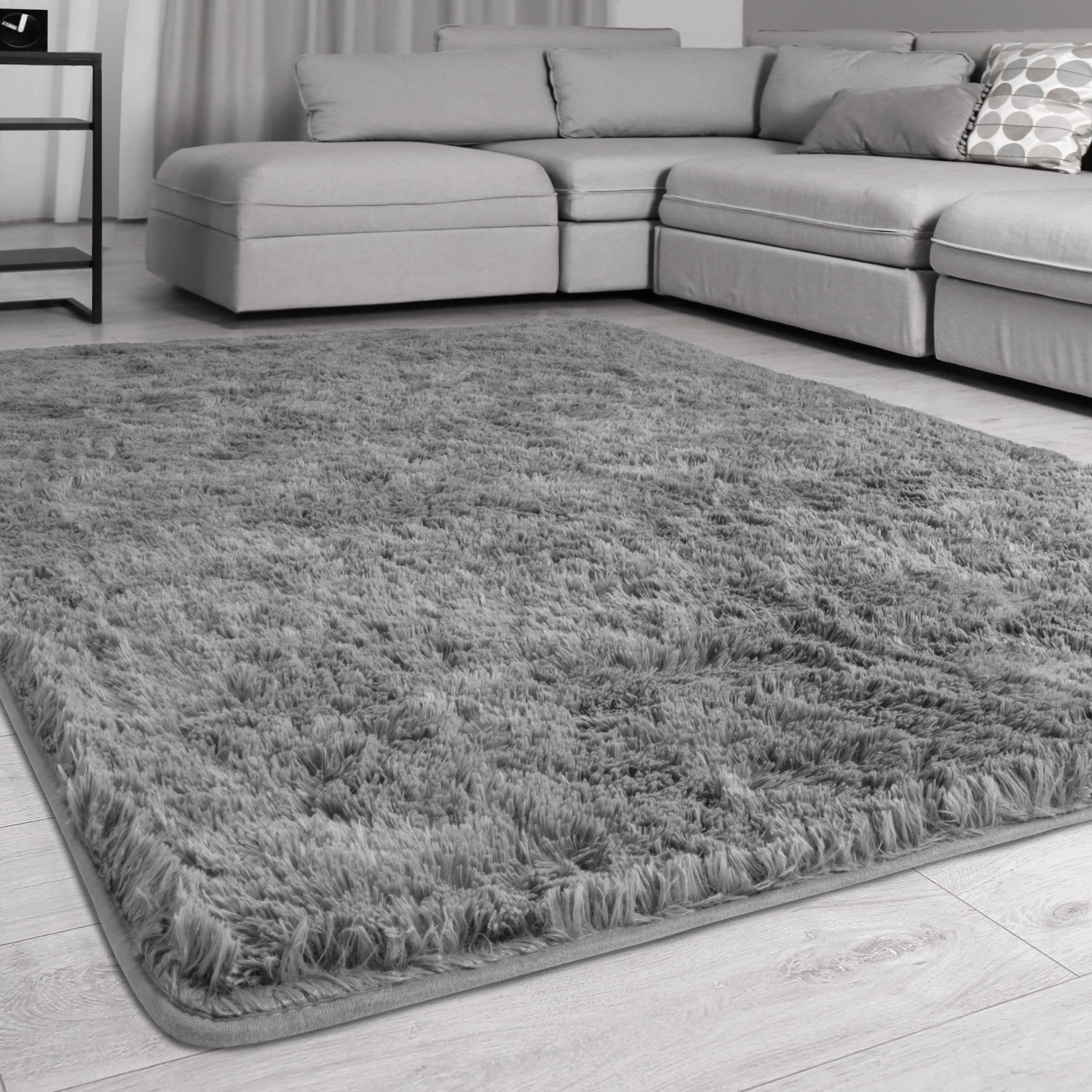 Signature Loom Fluffy Shaggy Area Rug – Soft Fuzzy Velvet Rugs for ...