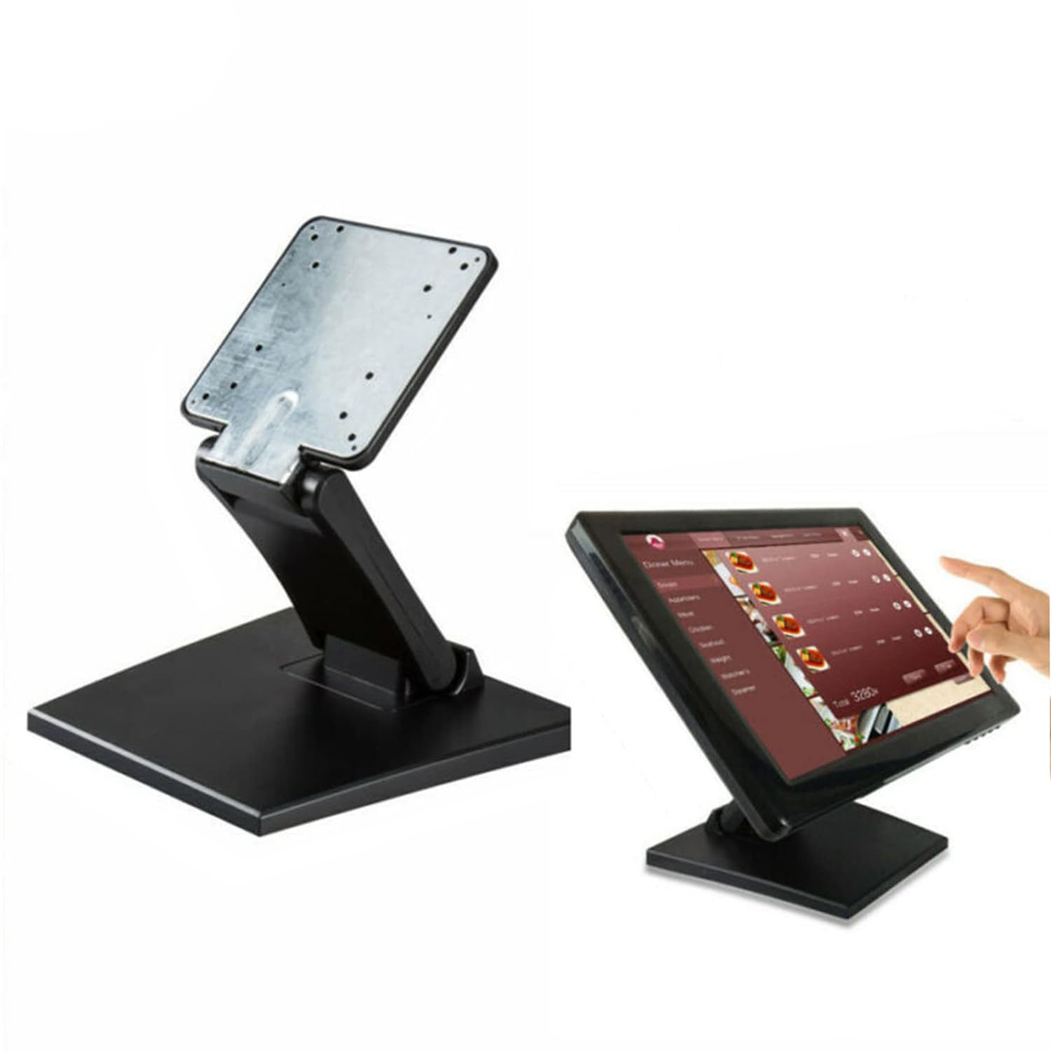 MYOYAY LCD Monitor Stand Adjustable LCD Monitor Stand Folding Metal ...
