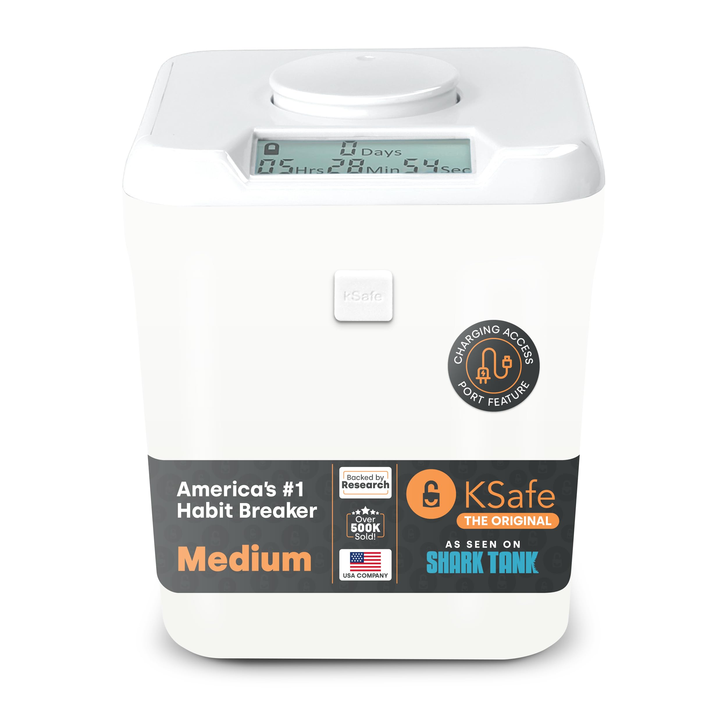 Kitchen Safe Time Locking Container (Medium), Timed Lock Box for Cell ...