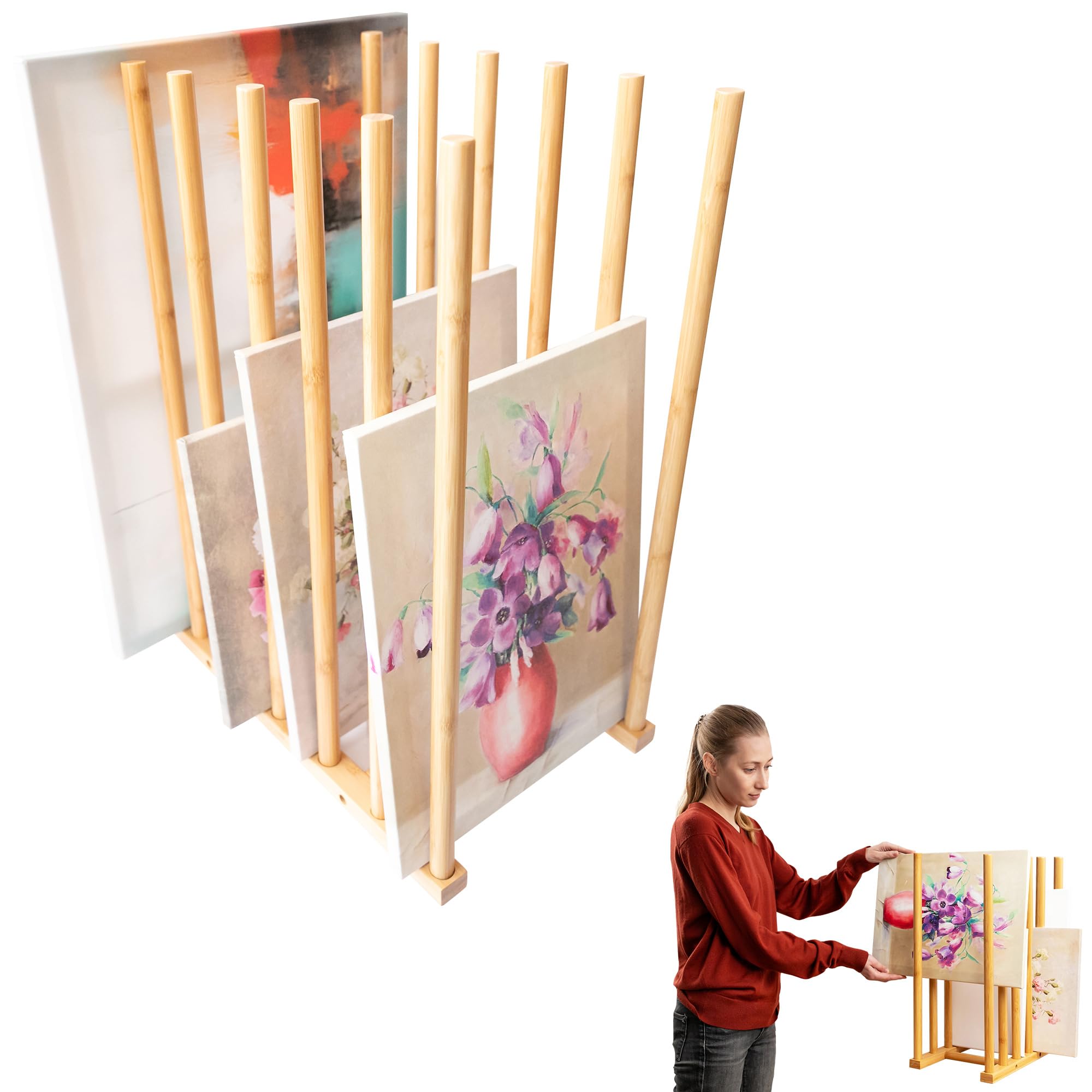 ODOXIA Art Storage Rack | Store Your Artwork Safely | Art Organizer ...