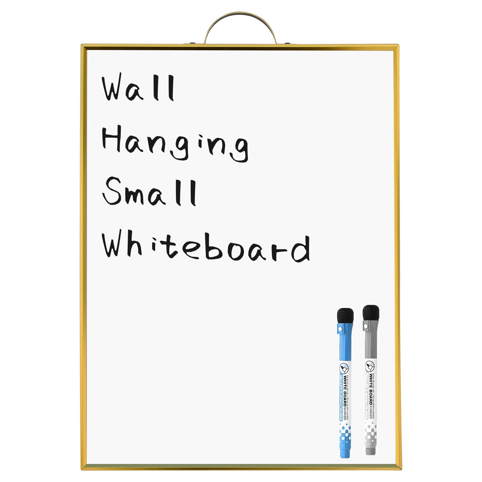 ANLIOTE Small Hanging Whiteboard for Wall, 40 x 30 cm Portable Dry ...