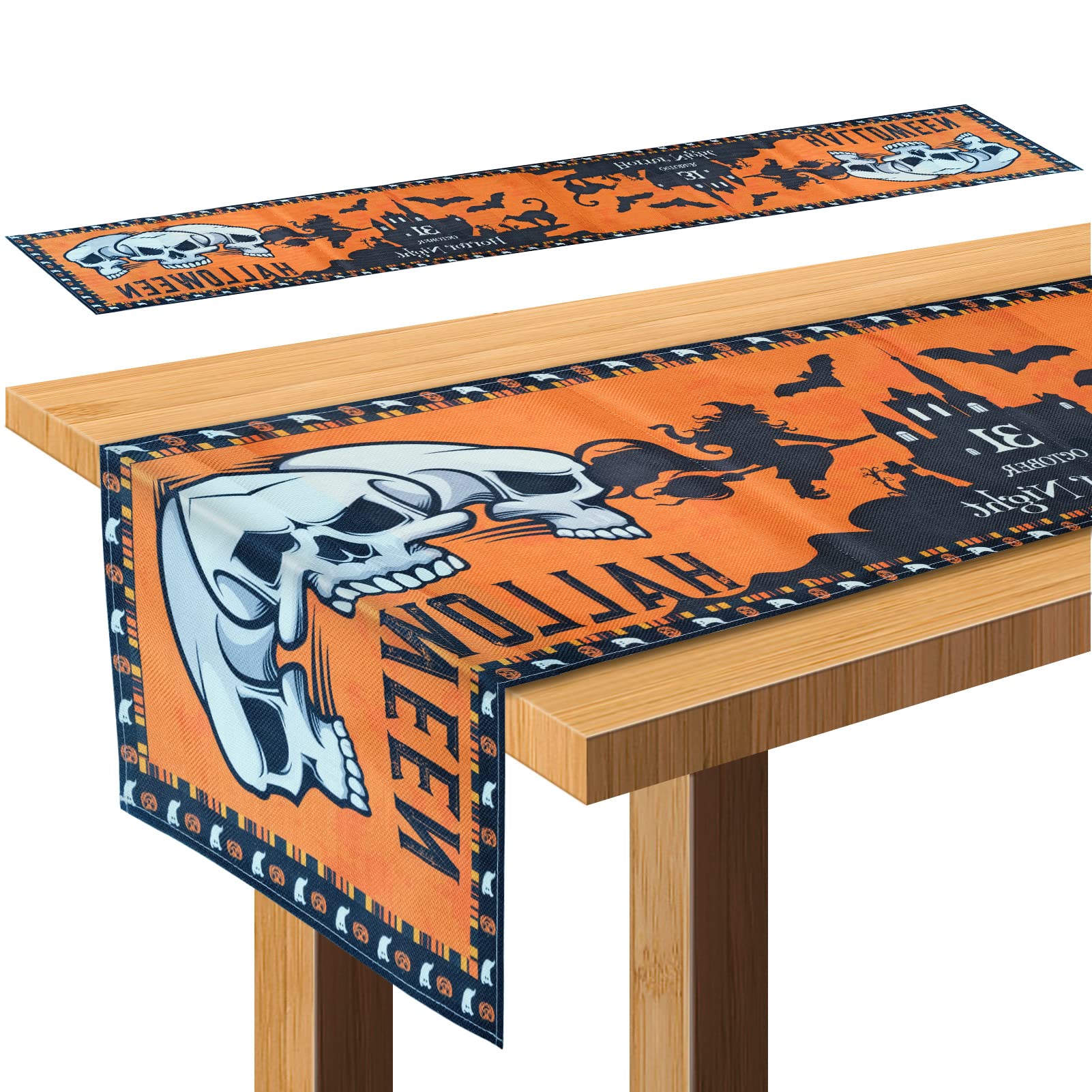 Halloween Table Runner, Halloween Decorative Tablecloth Decorative ...