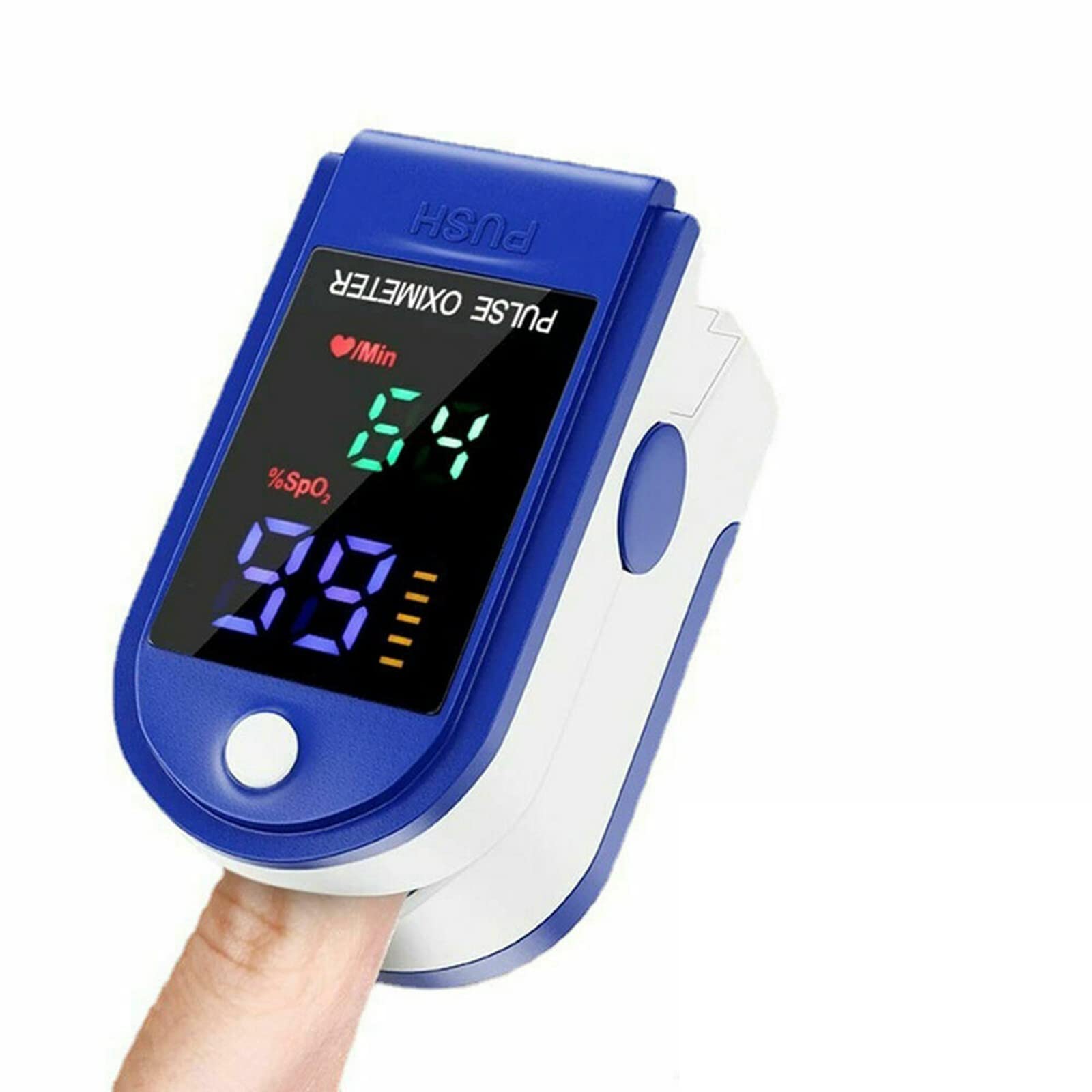 Finger Pulse Oximeter with LED Display - Family Medical Health -Finger ...