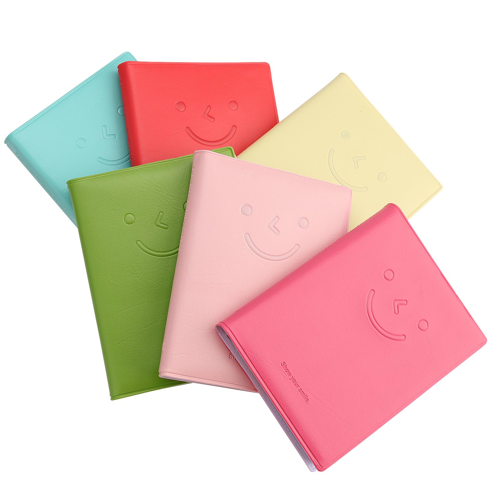 MOUYAT 6 Pack Mini Smiley Diary Notebook, 100 Sheets Pocket Notepad ...