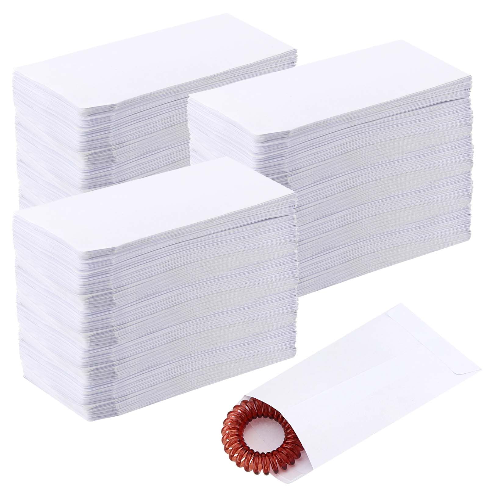 SINJEUN 300 Pcs 6 x 10cm Small White Envelopes, Self Adhesive Mini ...
