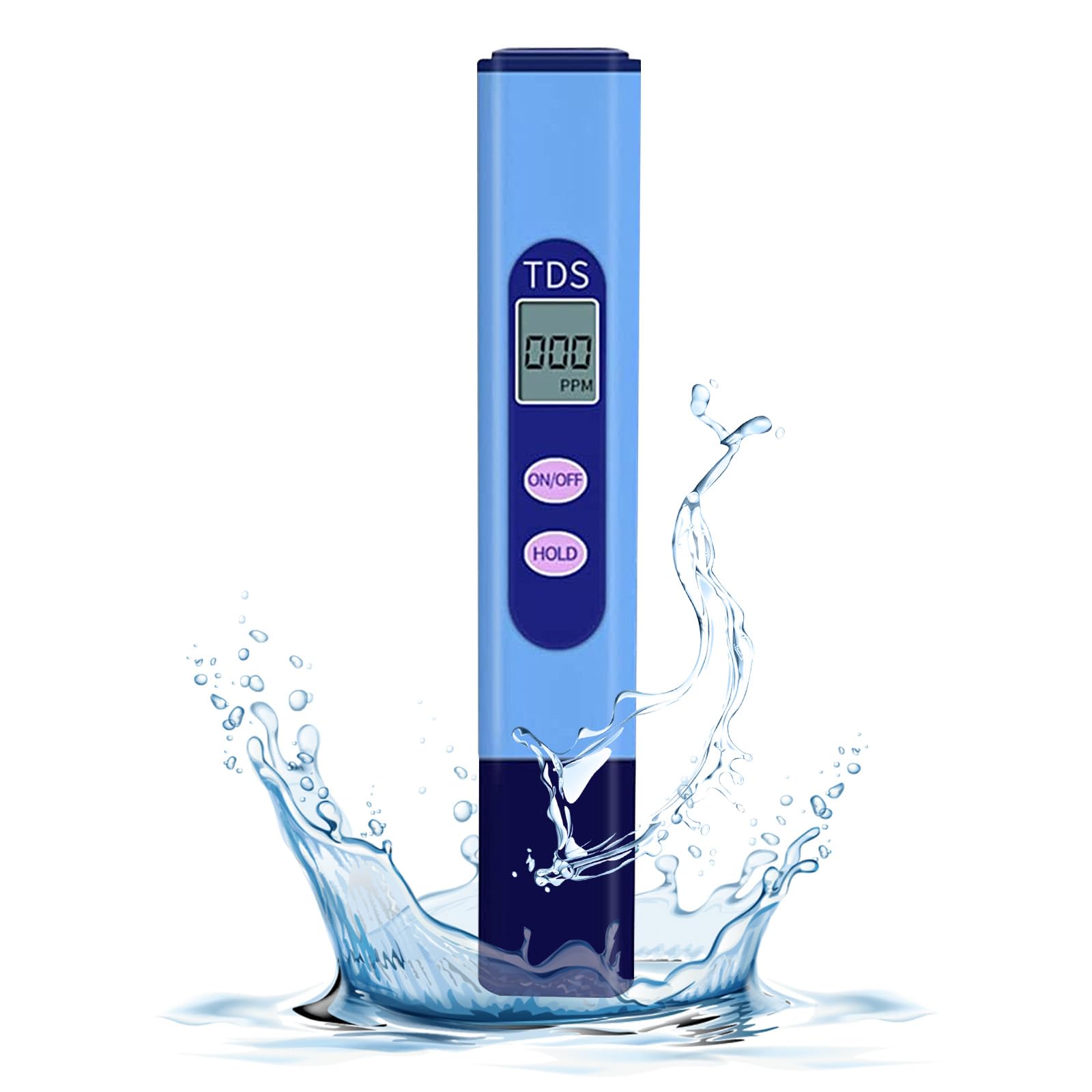 TDS Tester, Water Quality Meter LCD Pen with 0-9990 PPM Measurement ...