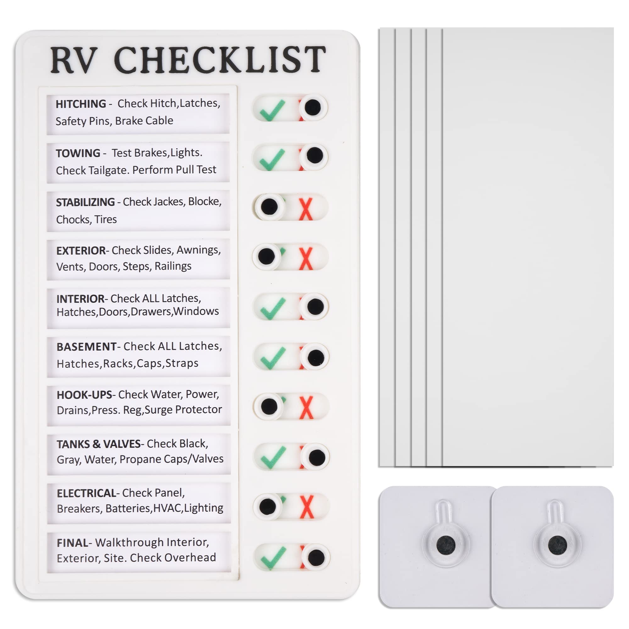 Gydandir Memo Plastic Board, Memo Boards, Reusable Detachable Daily ...