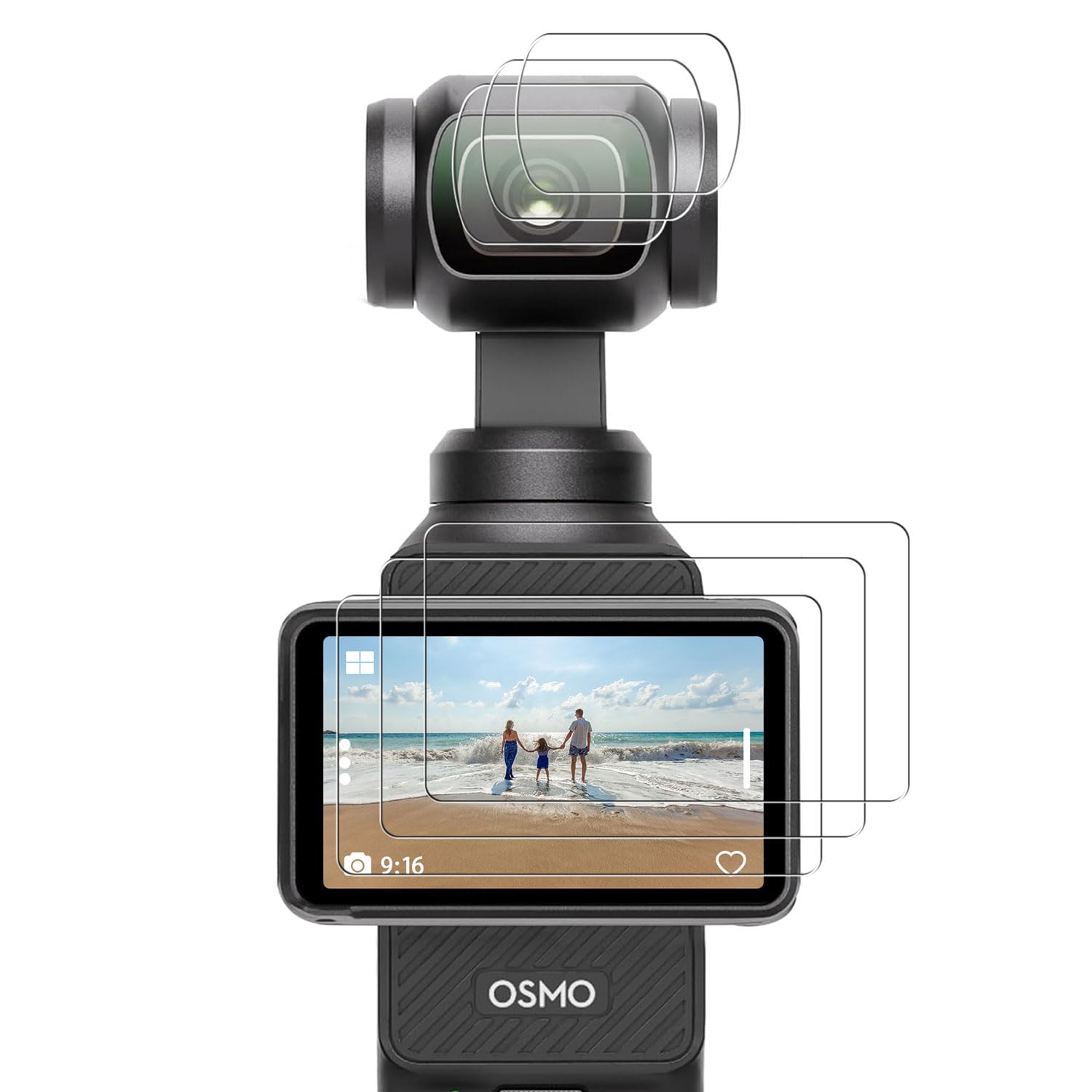 FiTSTILL [6 PCS] Tempered Glass Lens Screen Protector for DJI Osmo ...