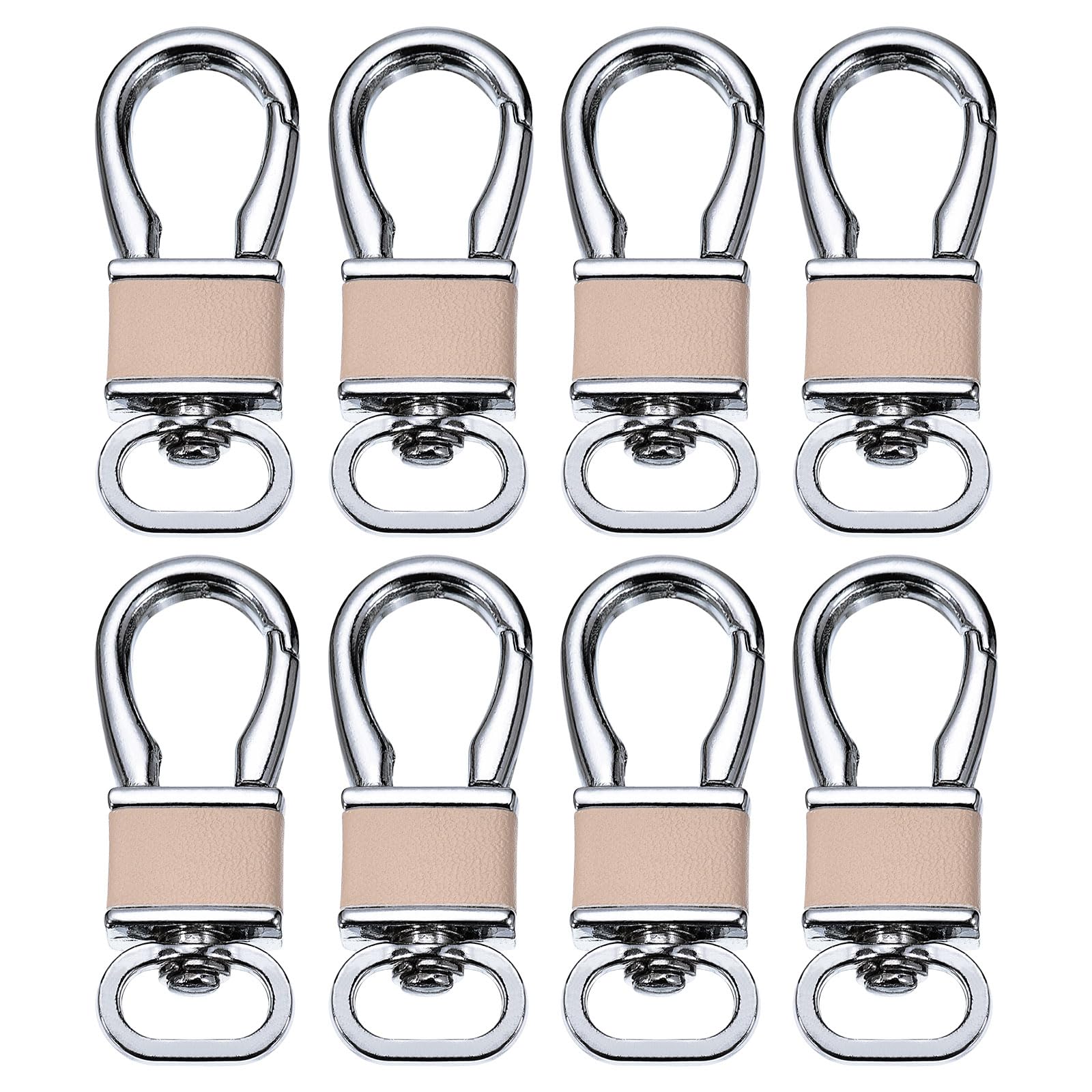 sourcing map Key Chain Hooks, 8Pcs - Zinc Alloy Keychain Key Clip Hook ...