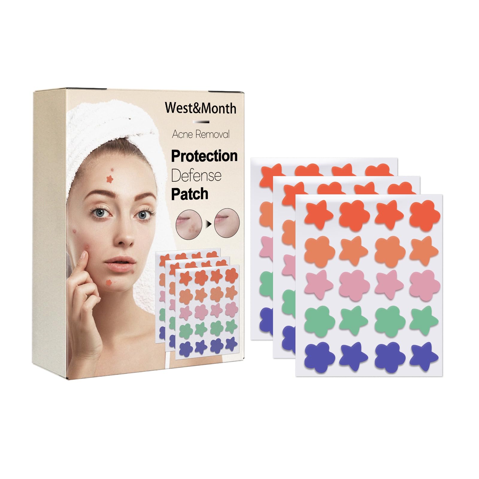Mixed Box of Beauty including Acne Patches,240/60/216 Pcs Pimple Patch ...