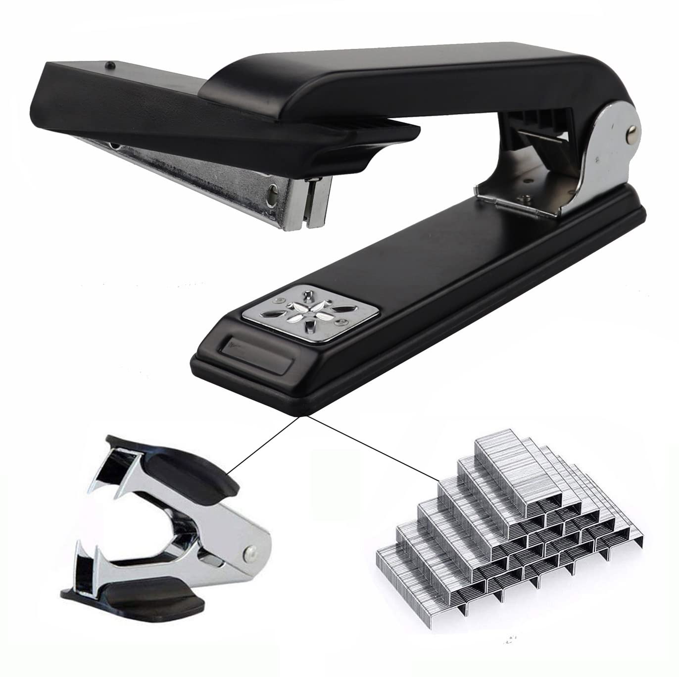 KuTi Kai 360° Swivel Stapler with 2000 Pieces Staples and Staple ...