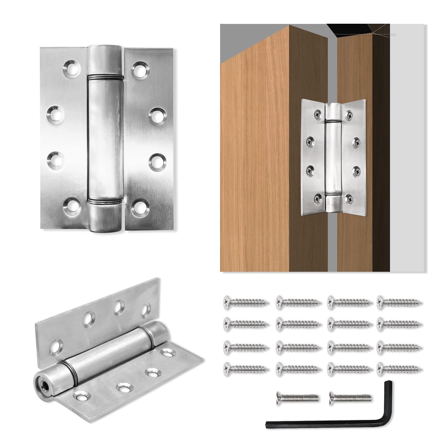 MARIE Door Closer Spring, Automatic Door Closer Indoor Outdoor Heavy ...