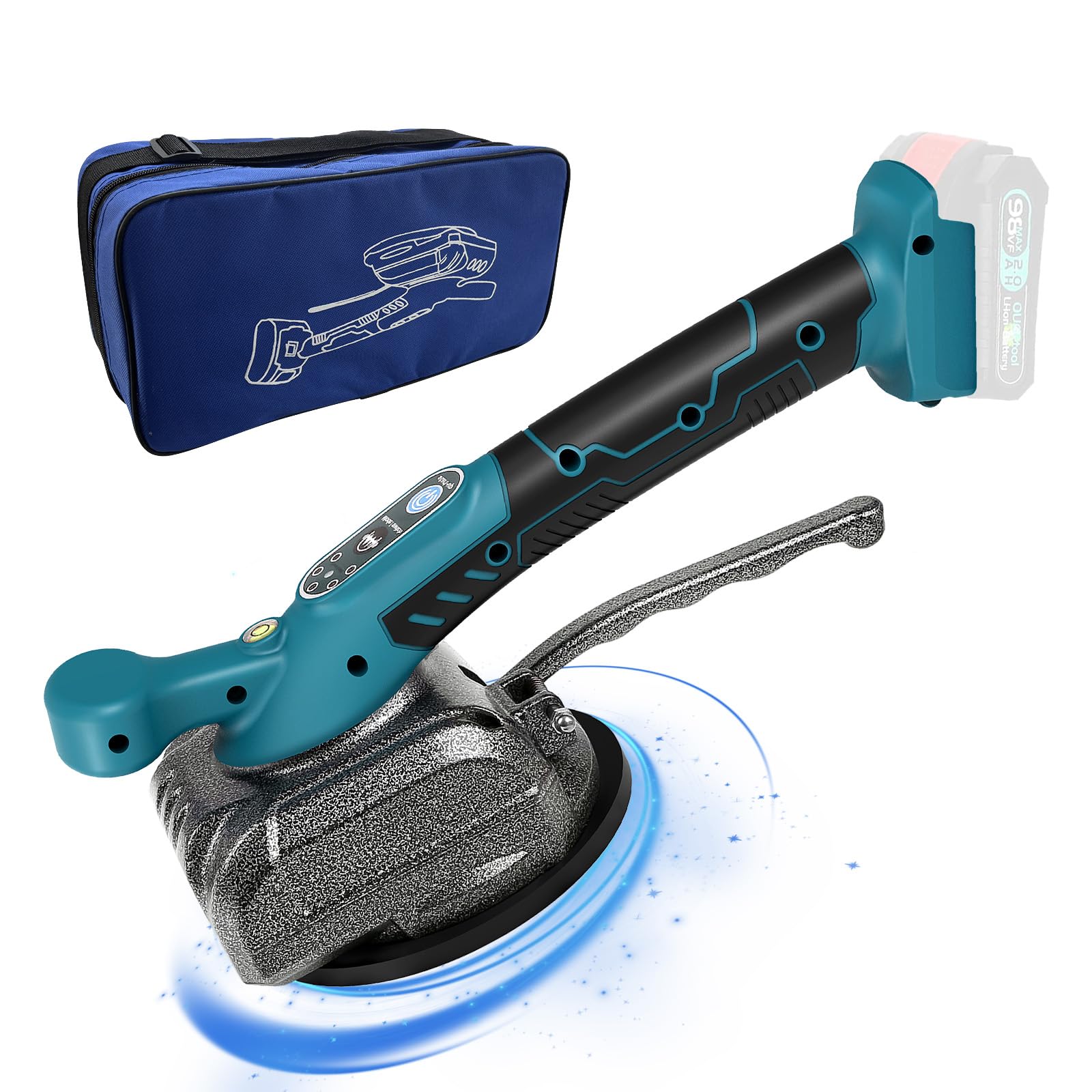 Cordless Tile Vibration Leveling Machine Compatible with Makita ...