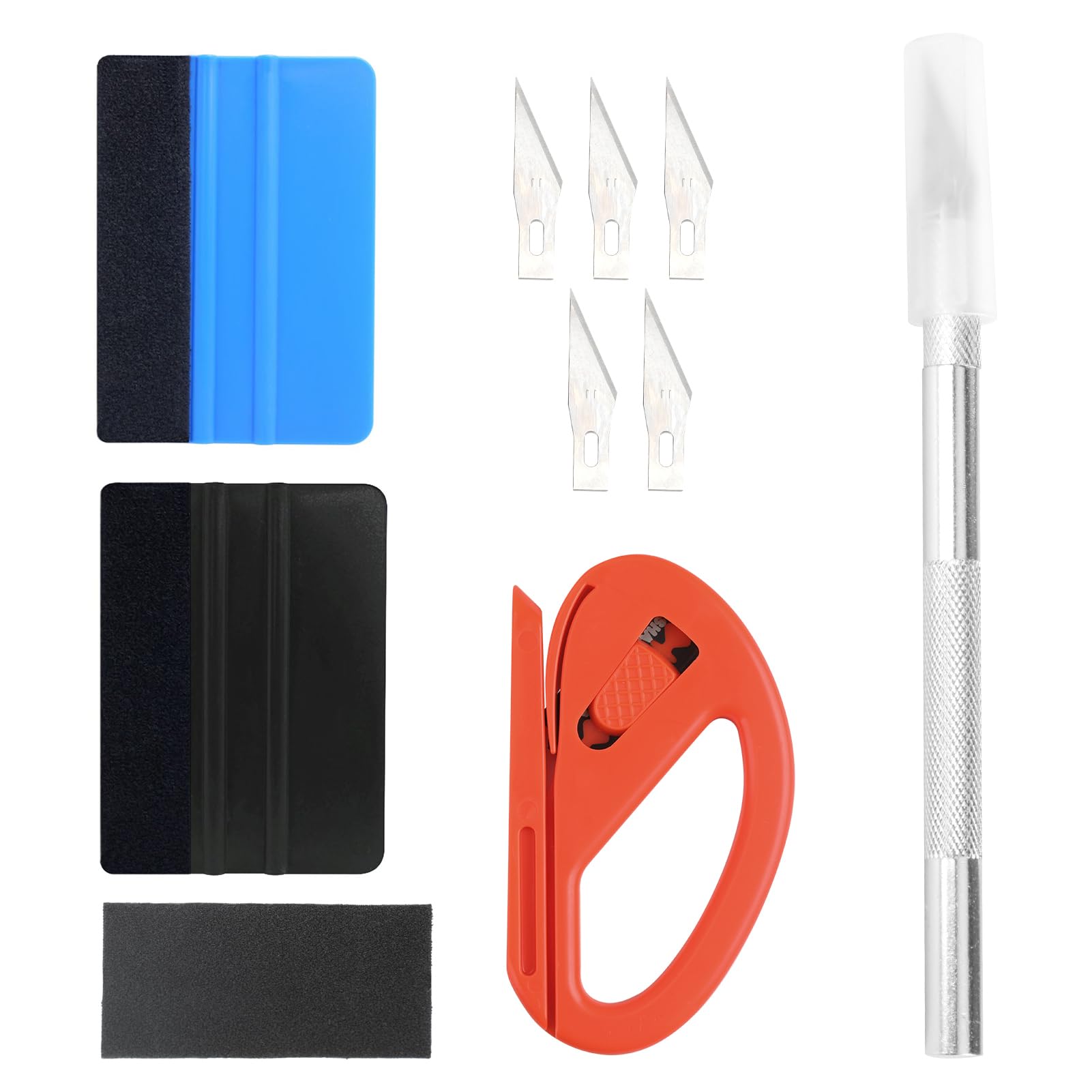 5Pcs Vinyl Wrap Install Tool, Window Film Tint Tool Professional ...