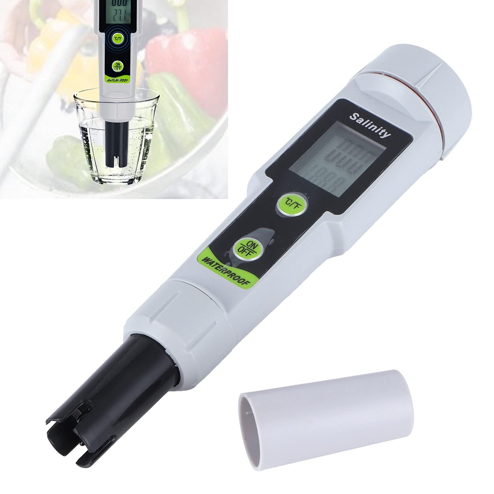 Salinity Meter, Digital Pen‑Type Salinity Tester High-precision ...