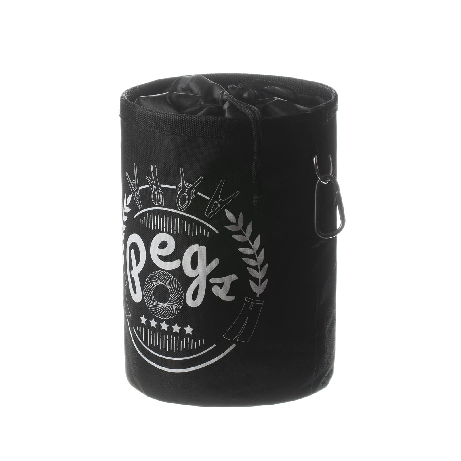 Bepilesto Large Peg Bag Waterproof with Draw String, Hanger Clips ...
