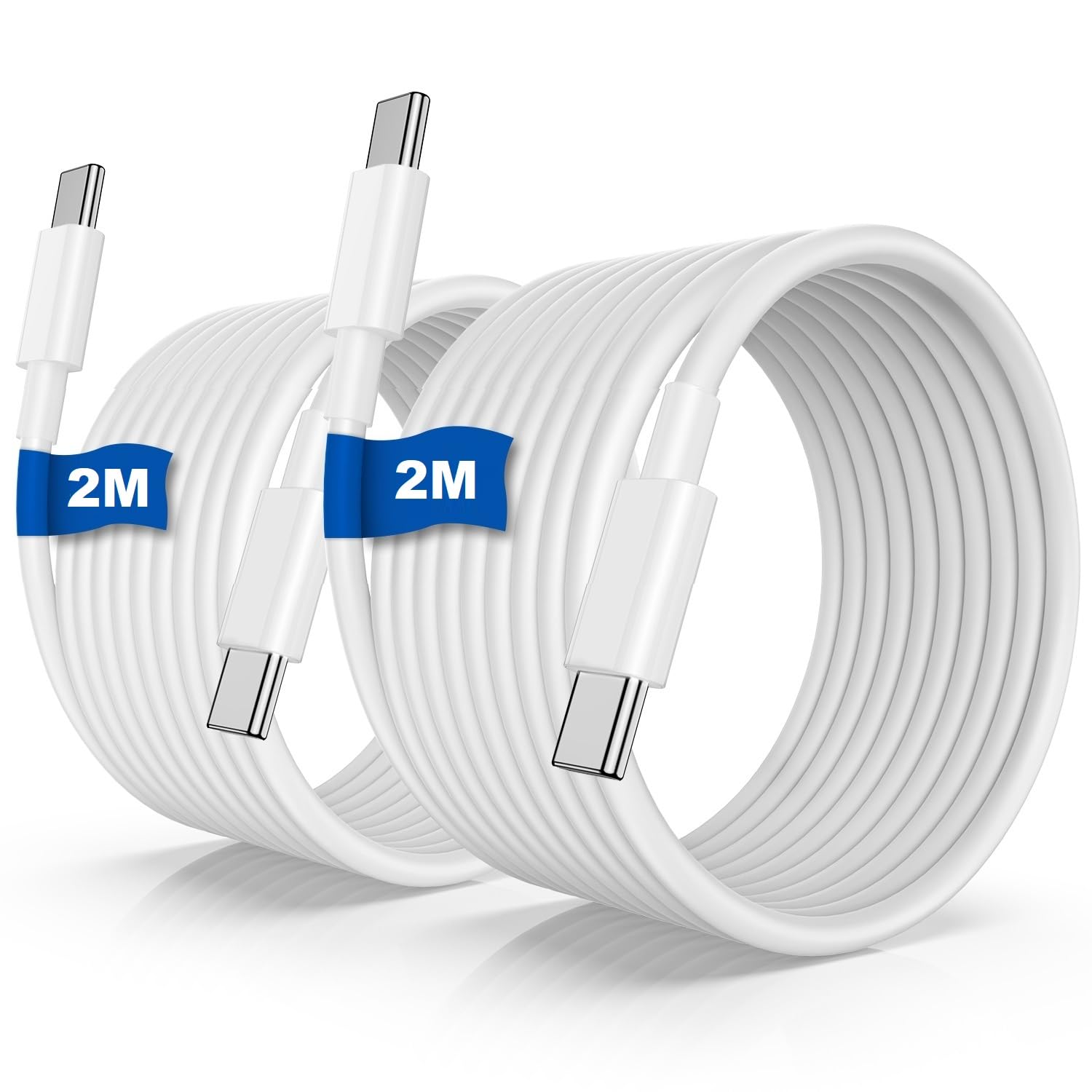 Long USB C Fast Charger Cable 2m, iPhone 16 Type C to C Charging Lead ...