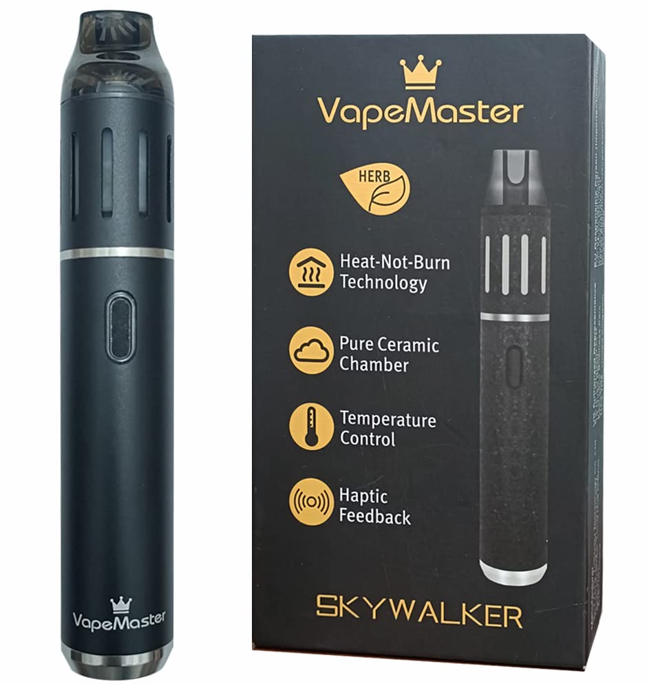 Deluxe Dry Herb Vaporizer Pen, VapeMaster Skywalker Portable Herbal Vaporizer - New Baking Tech ...