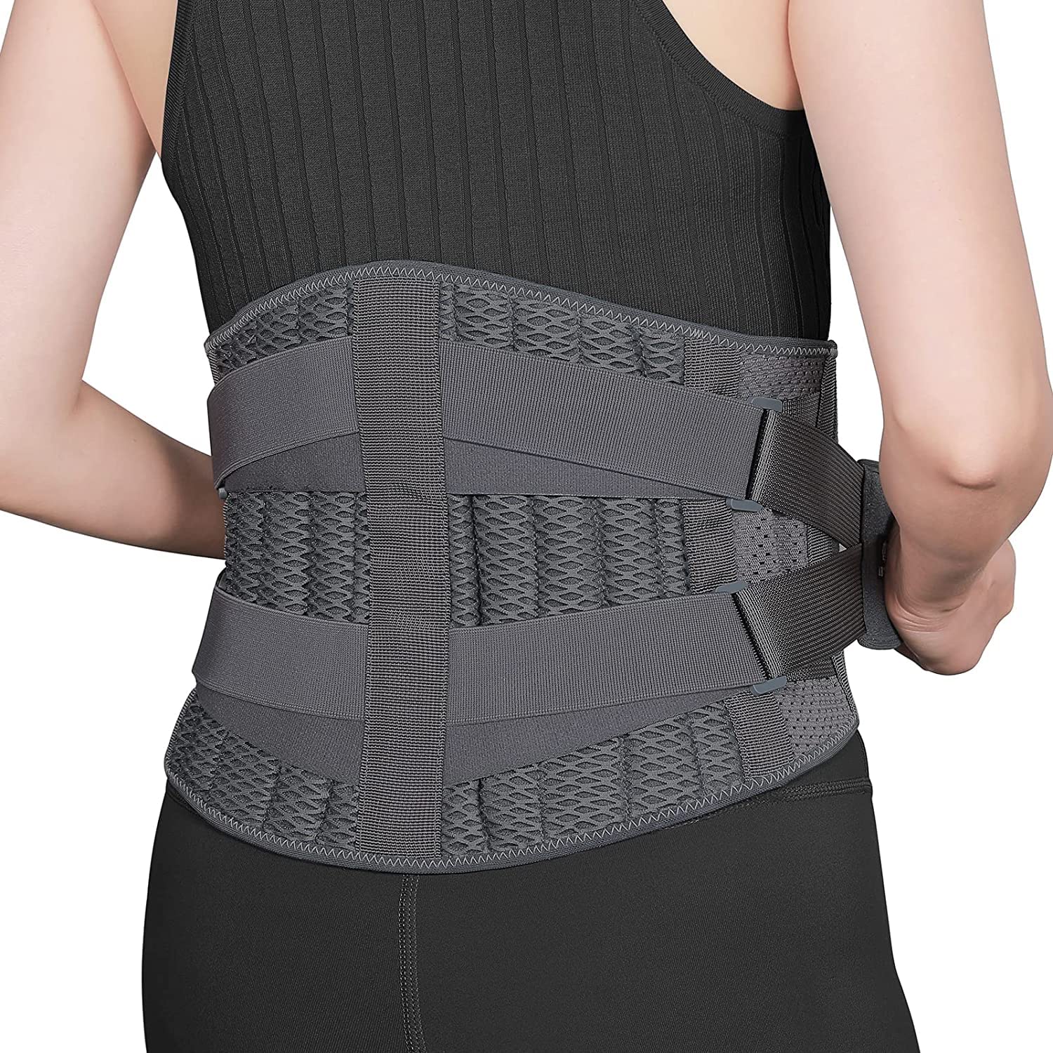 ABYON Back Support Belt for Men Women, Back Brace Adjustable and ...