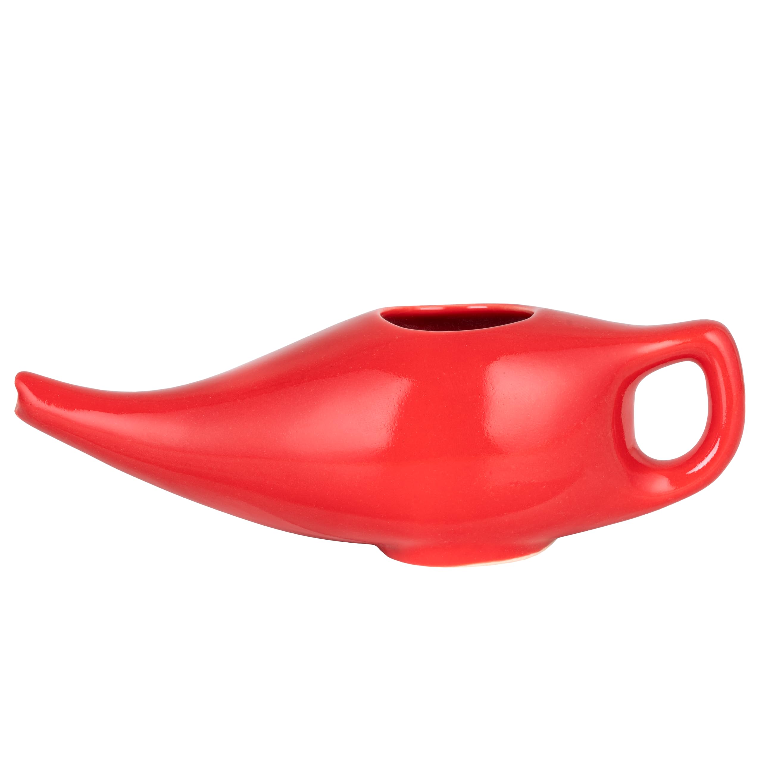 WG inc Ceramic Neti Pot Large - Handcrafted Nasal Cleaning Cup for ...
