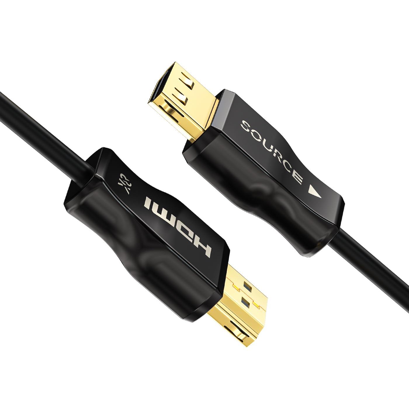 huaham CL3 Rated HDMI 2.1 Cable 10m, Fiber Optic HDMI Cable With Lock ...