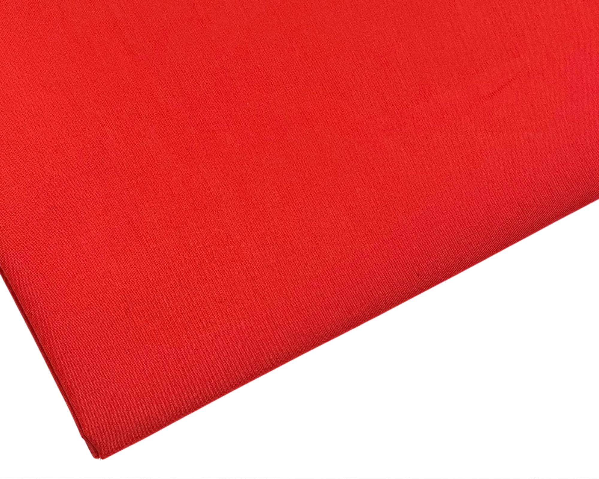 Plain Red Fabric - 45 inch / 112 cm Wide - 40+ Colours - 2 Metre