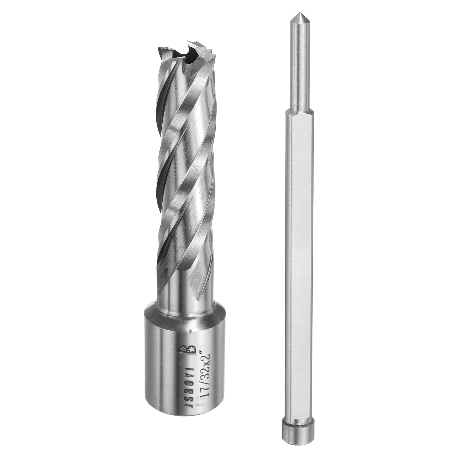 sourcing map Annular Cutter 17/32" Cutting Diameter Shank 3/4" with 2 ...