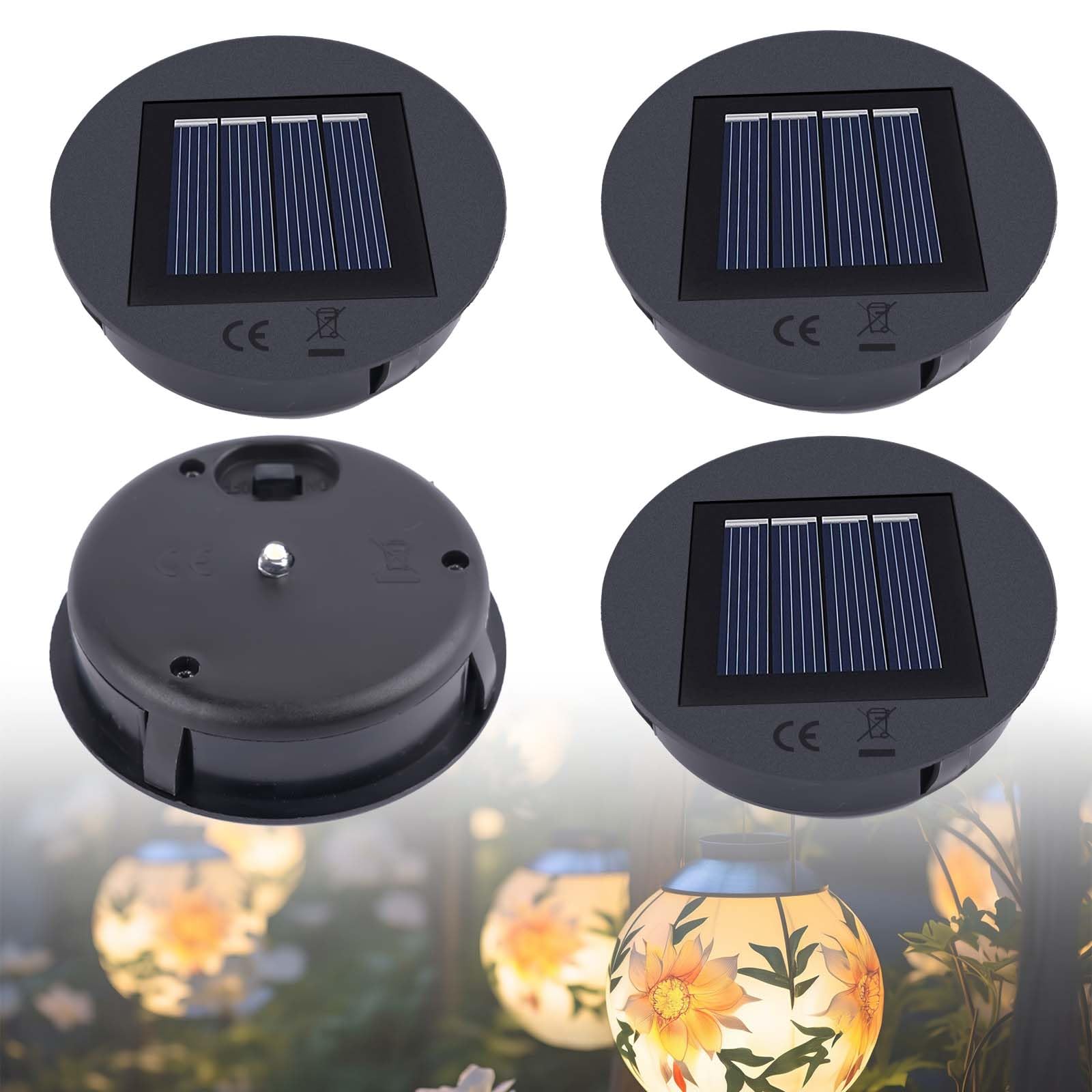 Luxvista Solar Light Replacement Top 8cm/3.1in, Solar Lantern ...
