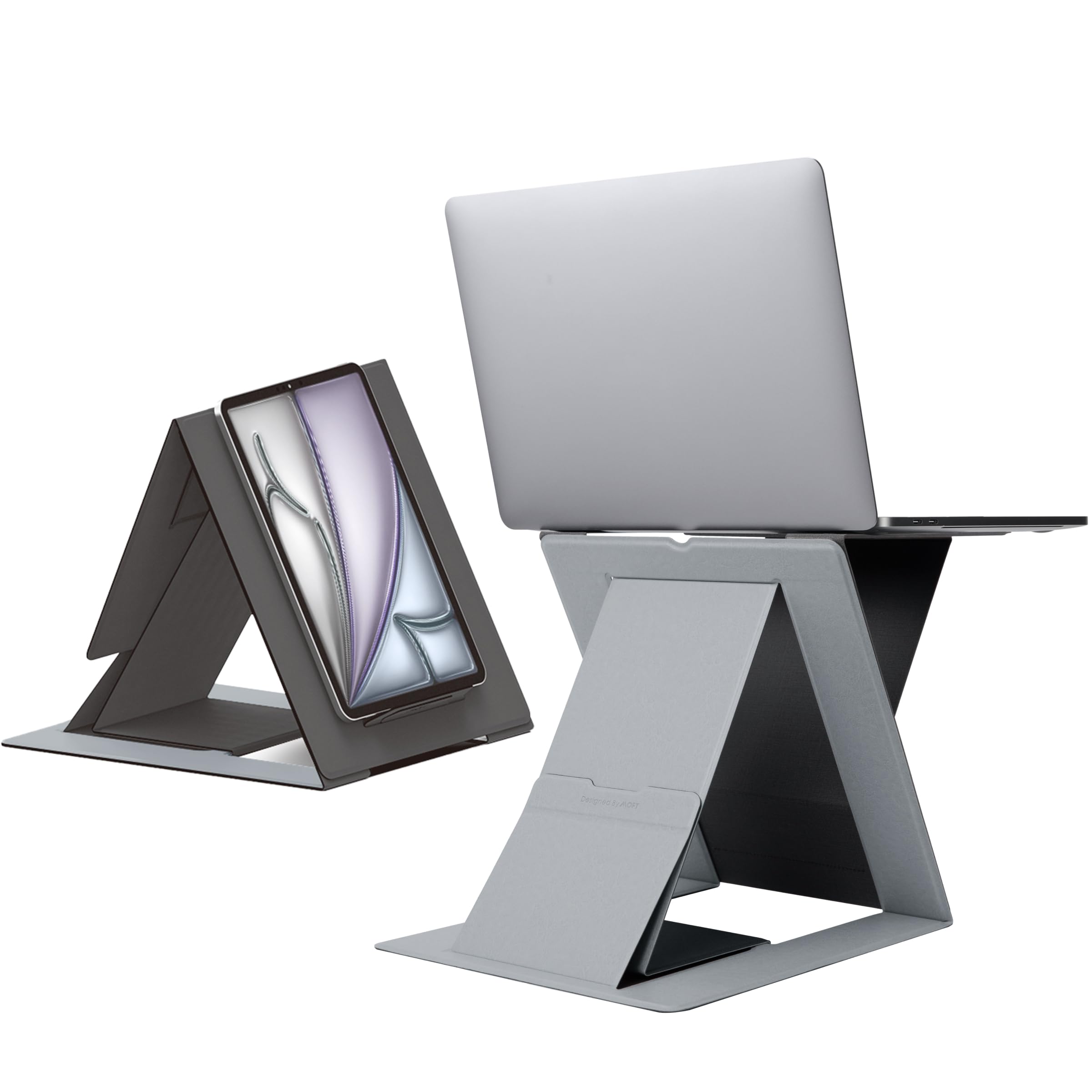 MOFT Z Laptop Stand for Desk, Slim Adjustable Laptop Riser Foldable ...