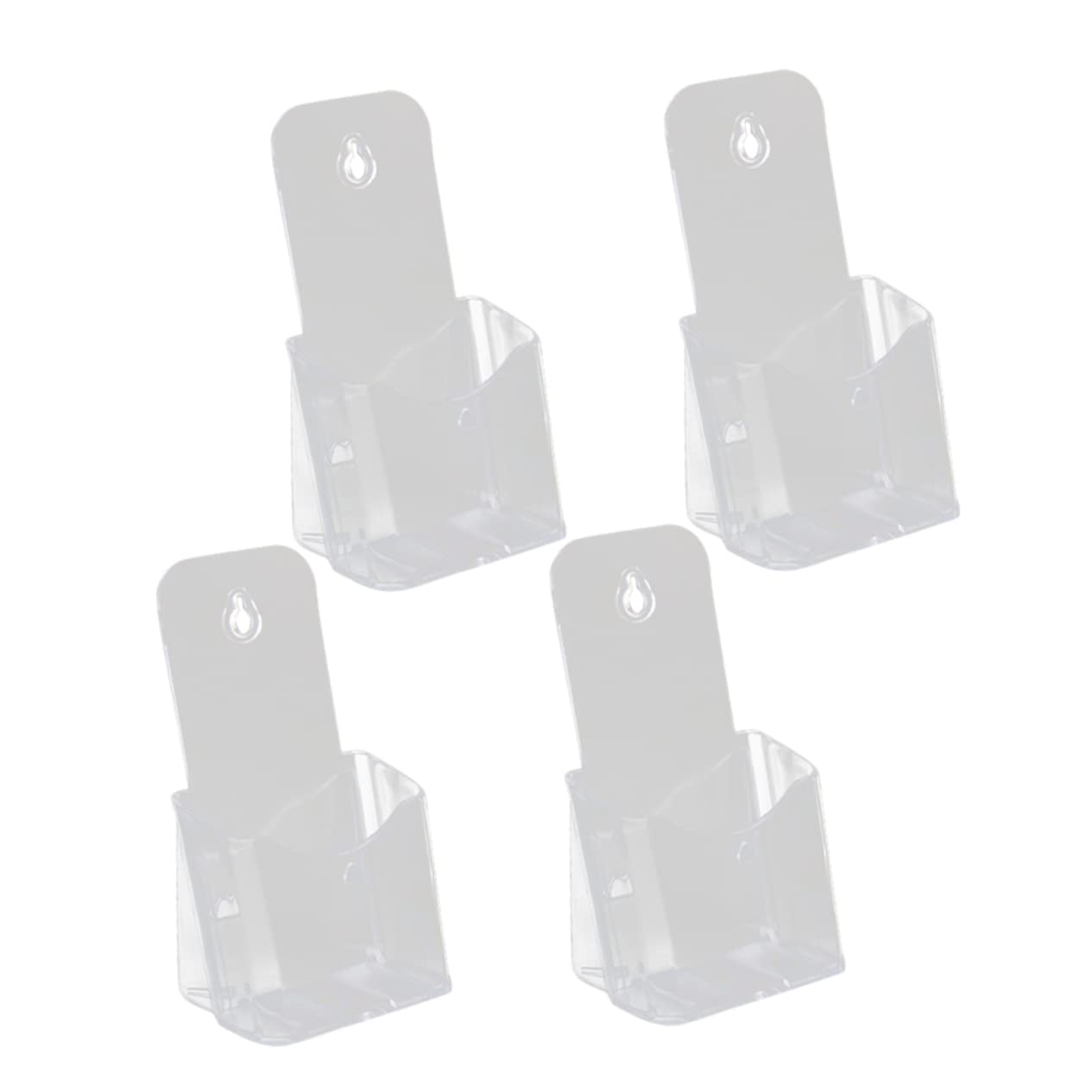 VILLFUL 4Pcs Clear Acrylic Brochure Holder Display Stand Countertop ...