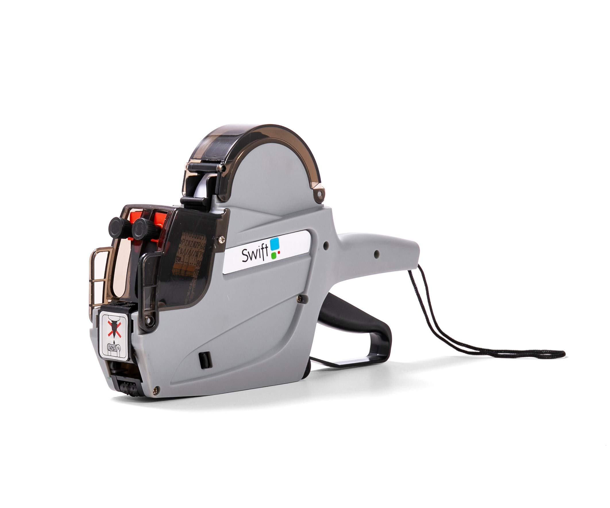 Swift 2 Line Price Gun Kit with 5,000 23 x 16 Labels and Spare Ink Grey