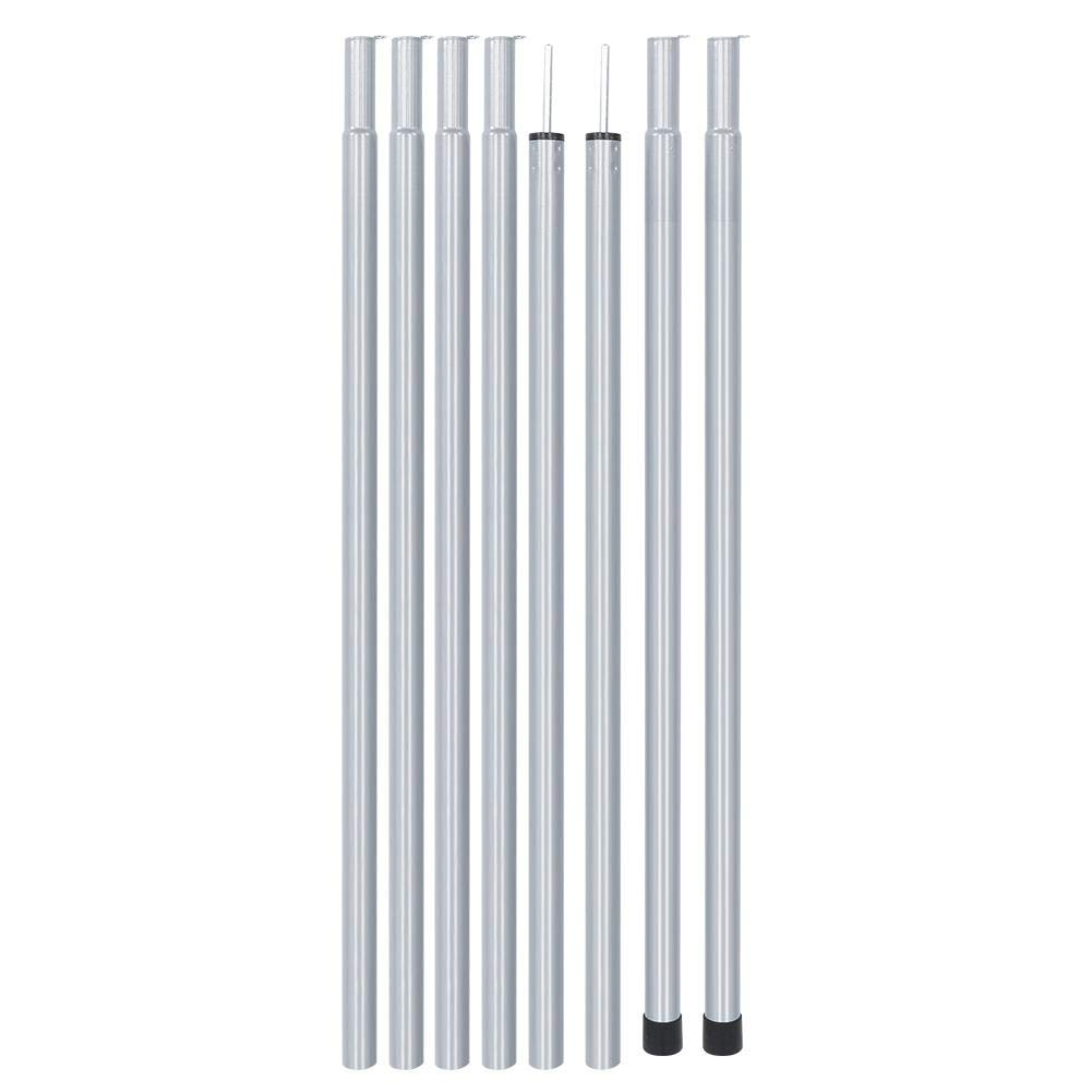 8PCS Awning Rod Folding Adjustable Aluminium Alloy Canopy Porch Tent ...