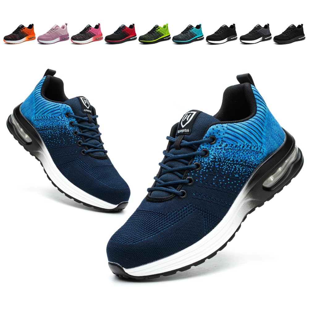 Bawalon Safety Trainers Men Womens Steel Toe Trainers, Lightweight ...