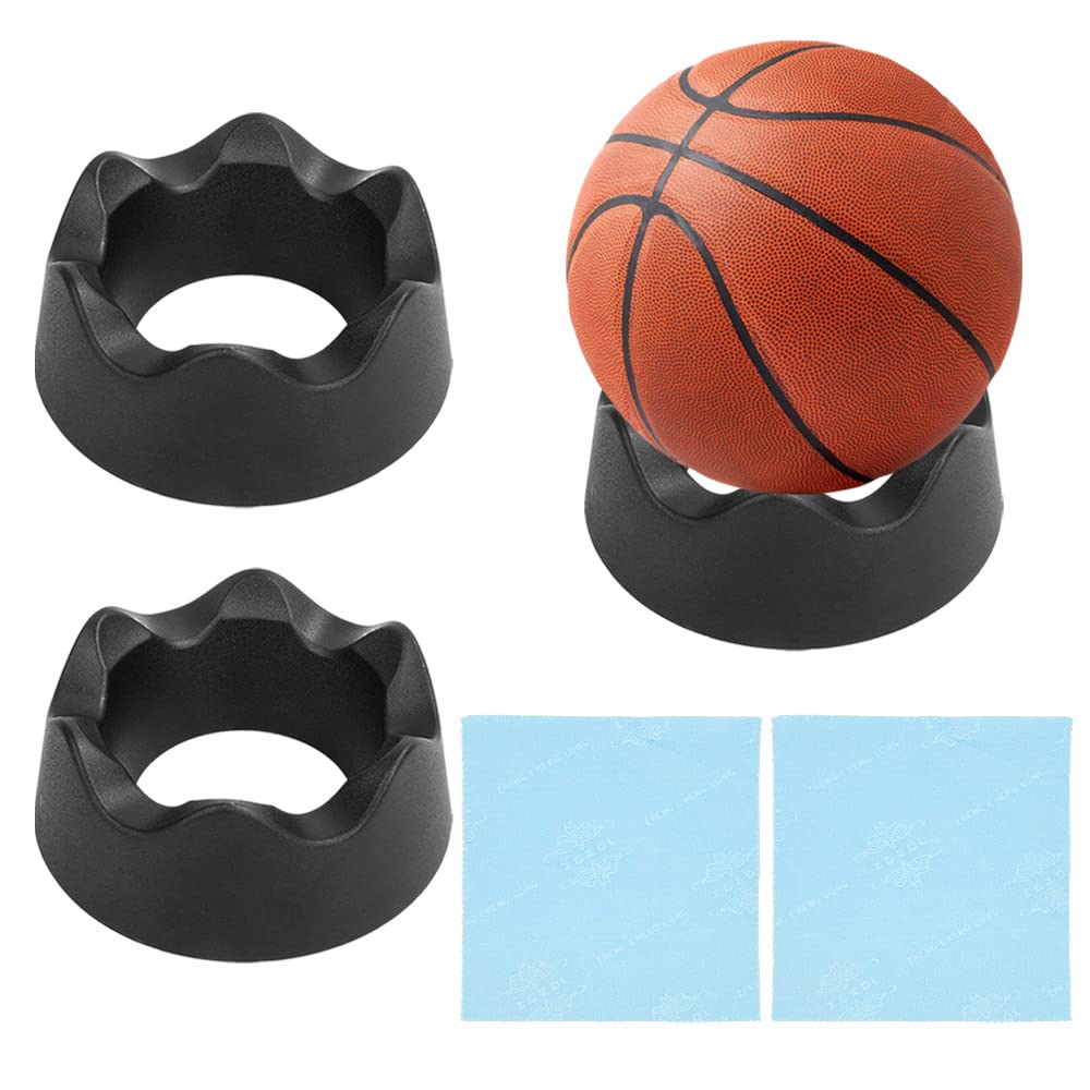 KLYNGTSK 2 PCS Ball Stand Display Basketball Display Stand Football ...
