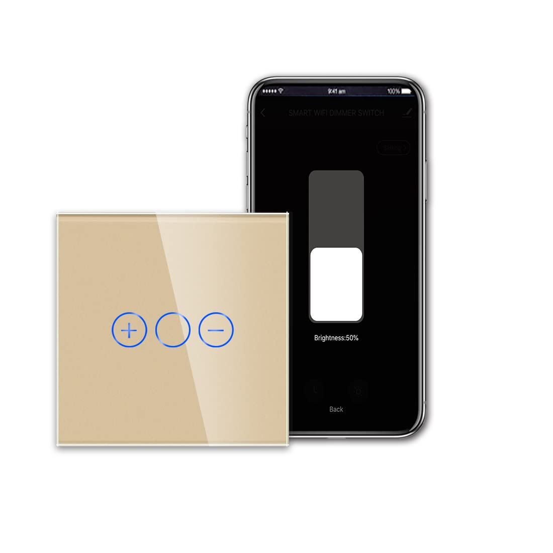 CNBINGO Smart Dimmer Switch for Dimmable LED Light, Voice Control by ...